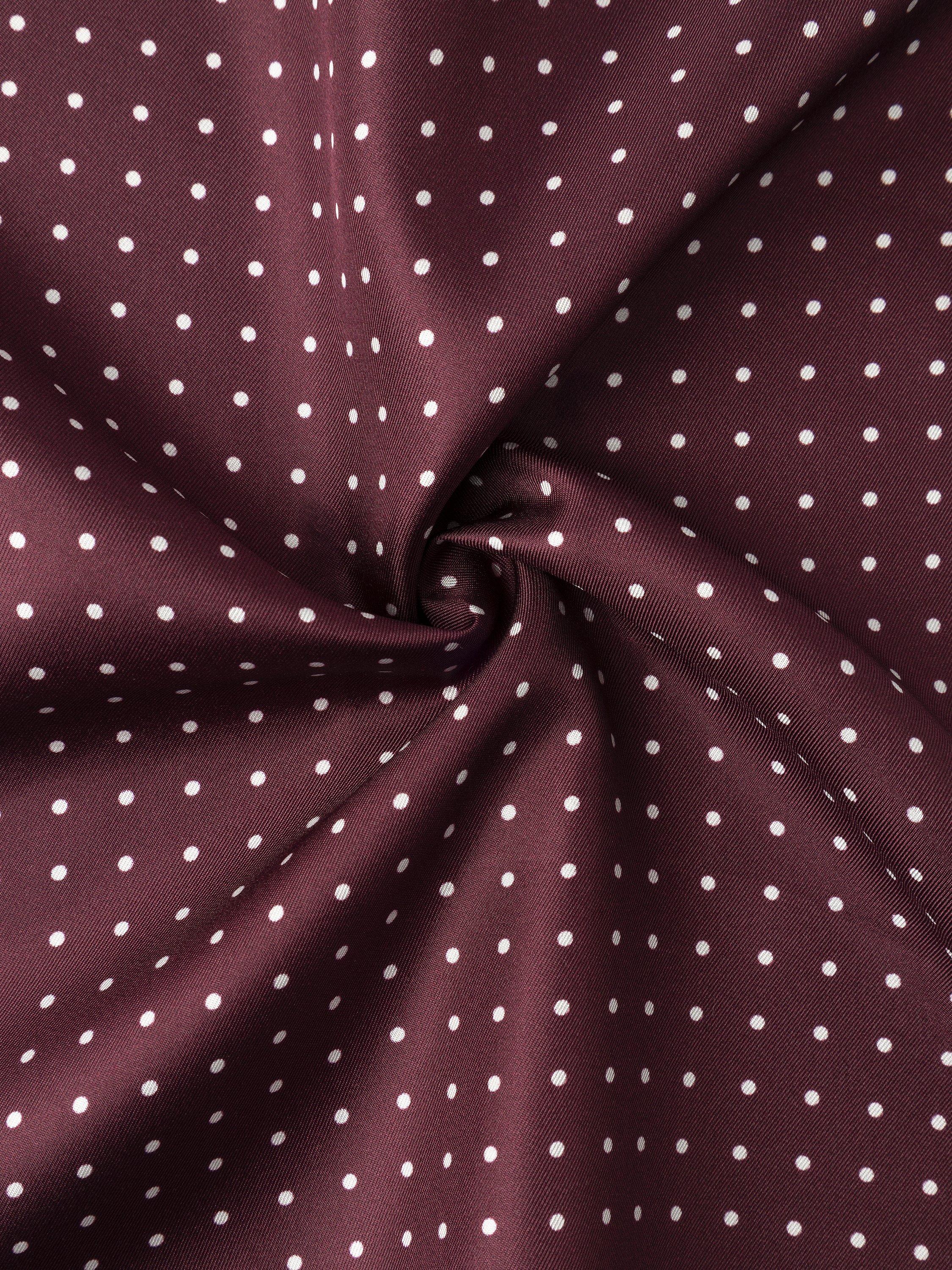 Hackett London Mayfair Dot Silk Pocket Square