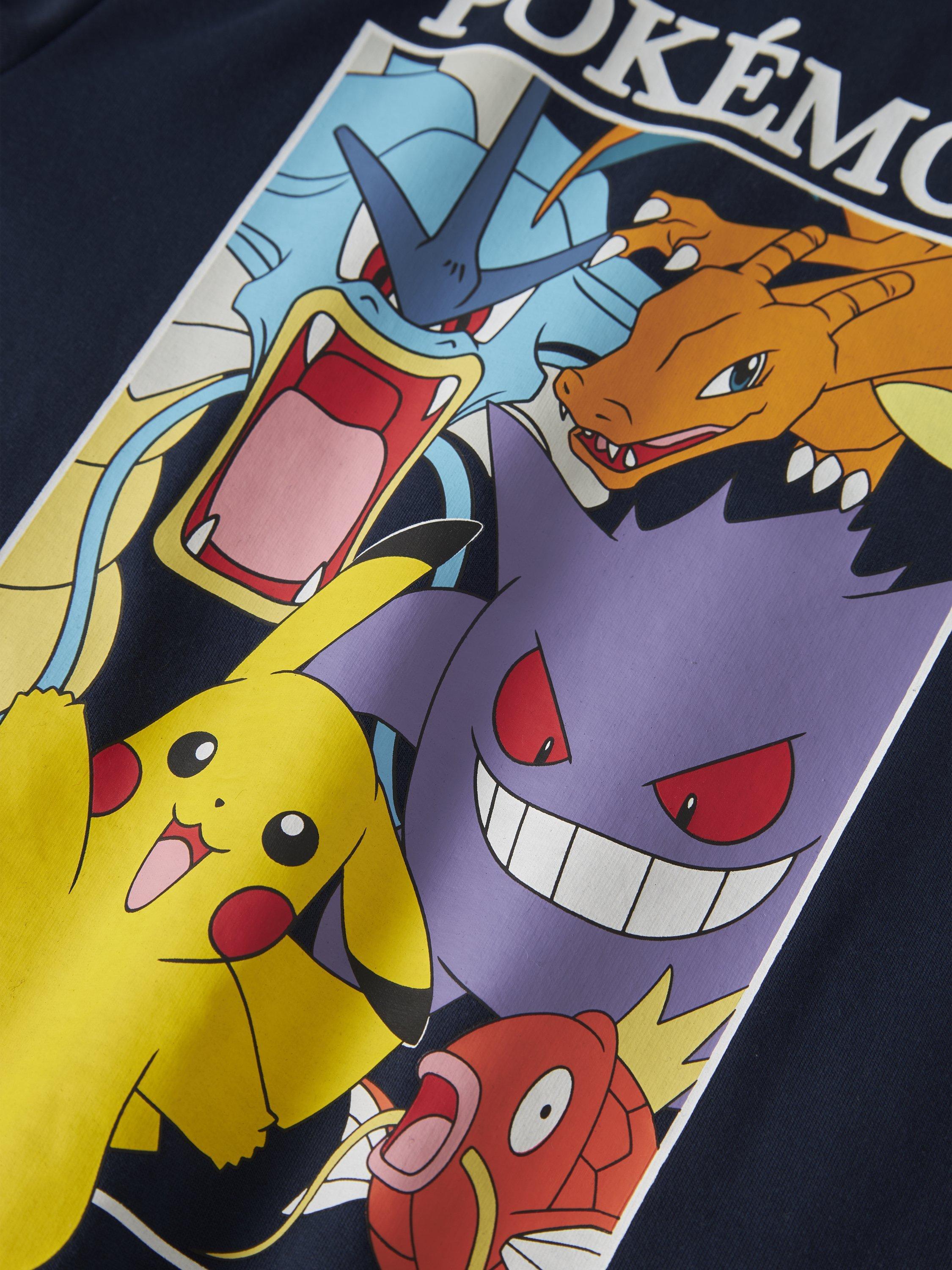 NAME IT Kids' Pokémon Graphic Sweatshirt, Navy Blazer