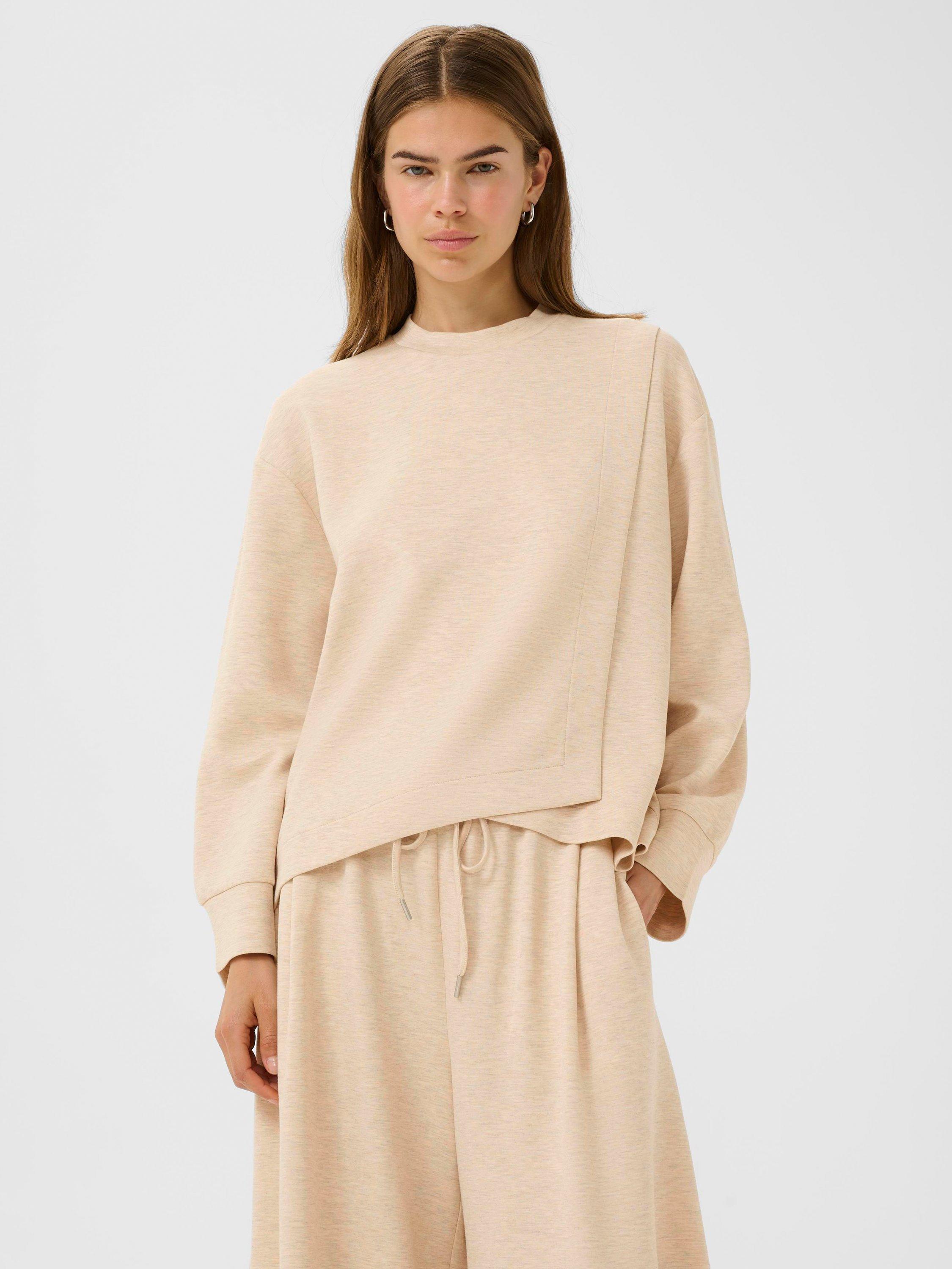InWear Gida Vincent Wrap Jumper, Haze Melange