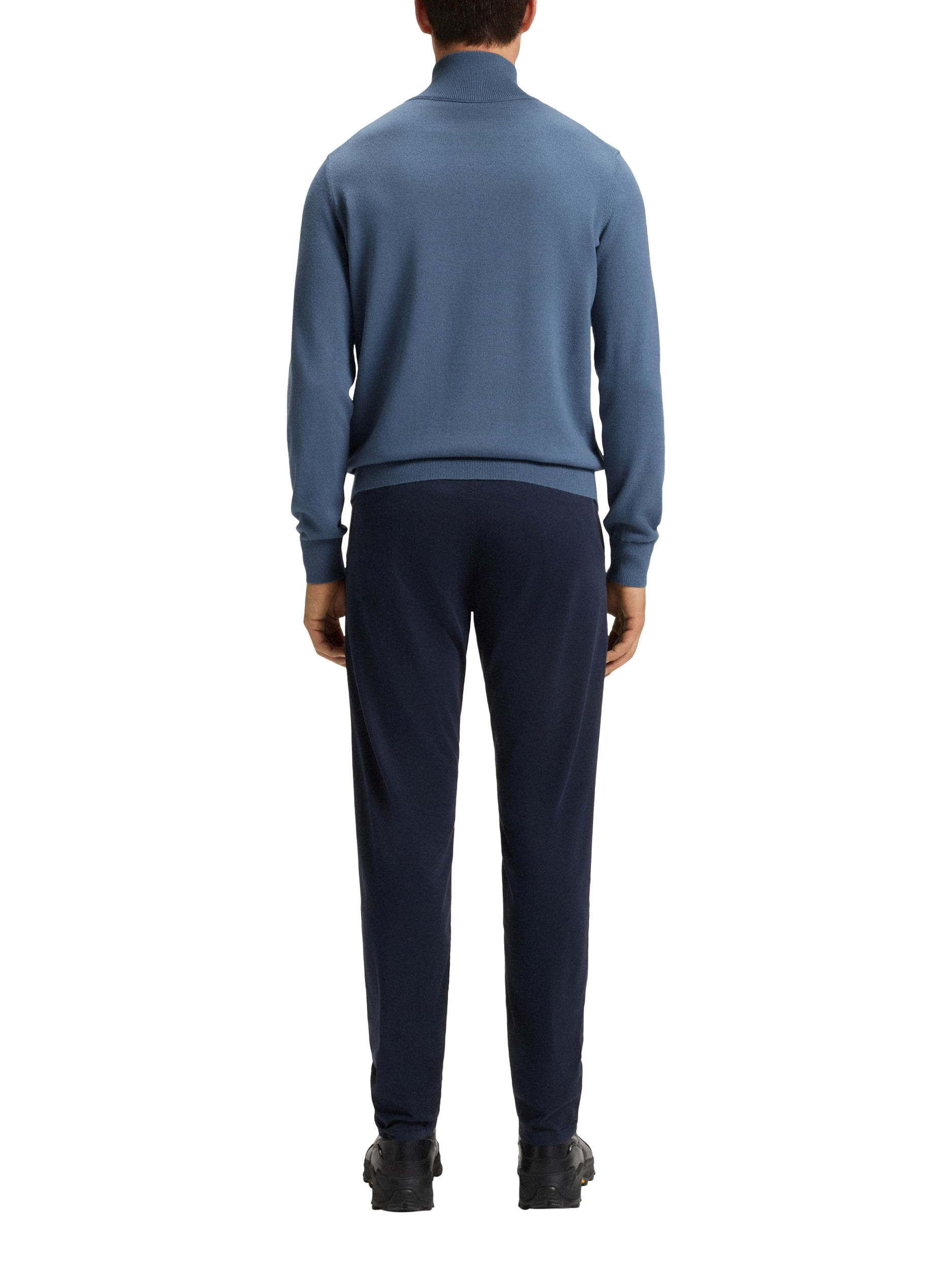 HUGO BOSS Funnel Neck Fleece Jumper
