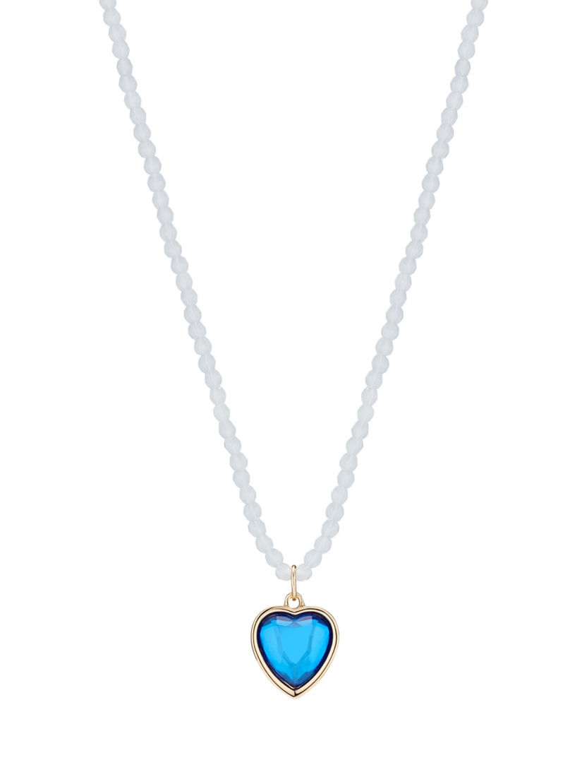 Stych Kids' Favourite Colour Heart Pendant Necklace
