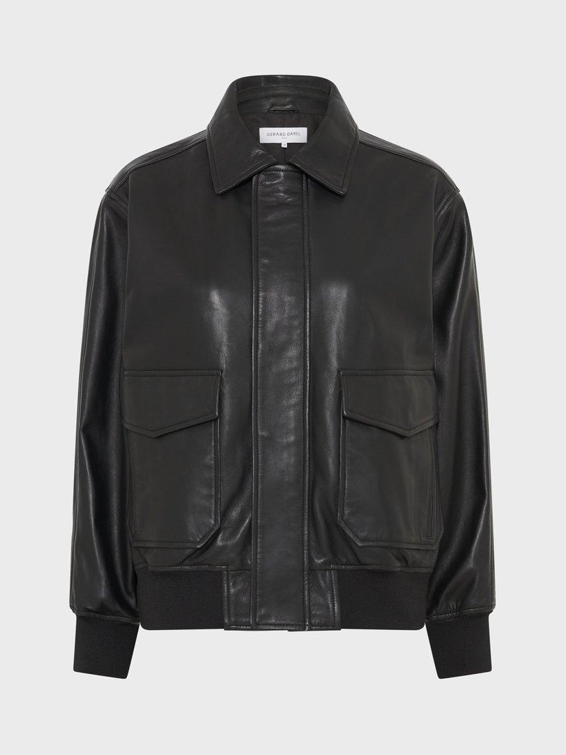 Gerard Darel Nima Suede Leather Jacket