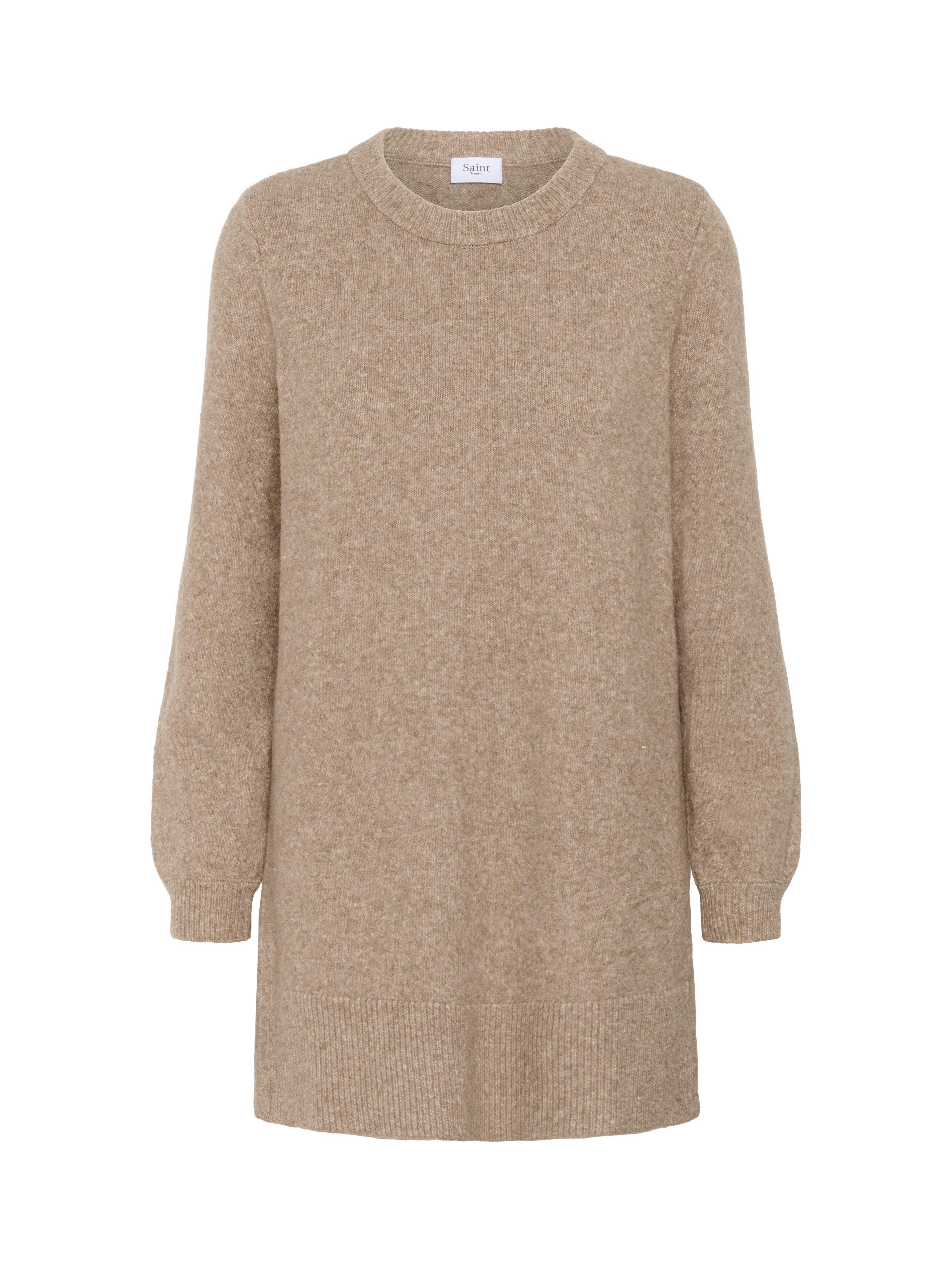 Saint Tropez Maleen Longline Cotton Blend Jumper