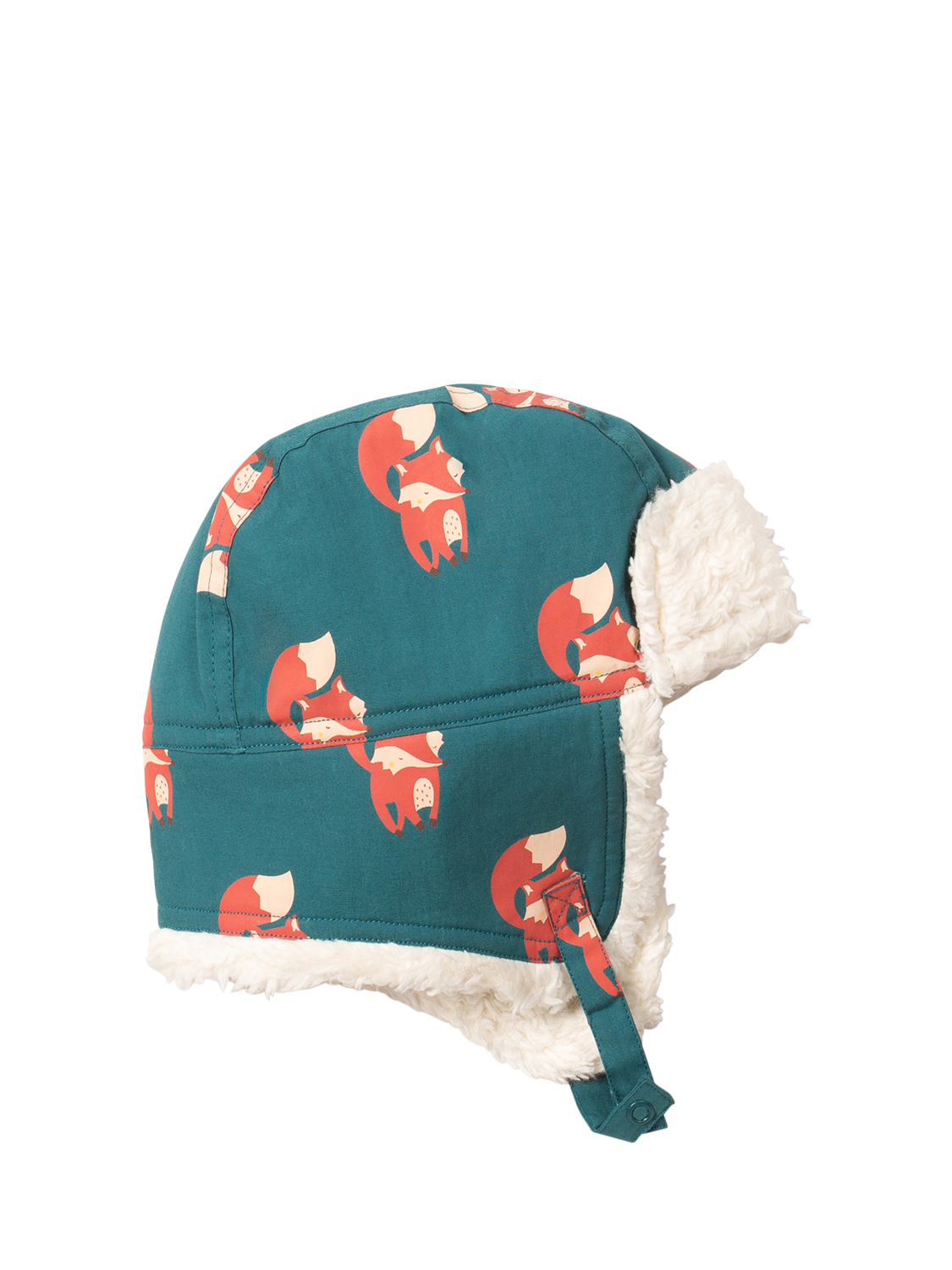 Little Green Radicals Kids' Cosy Fox Hat, Blue