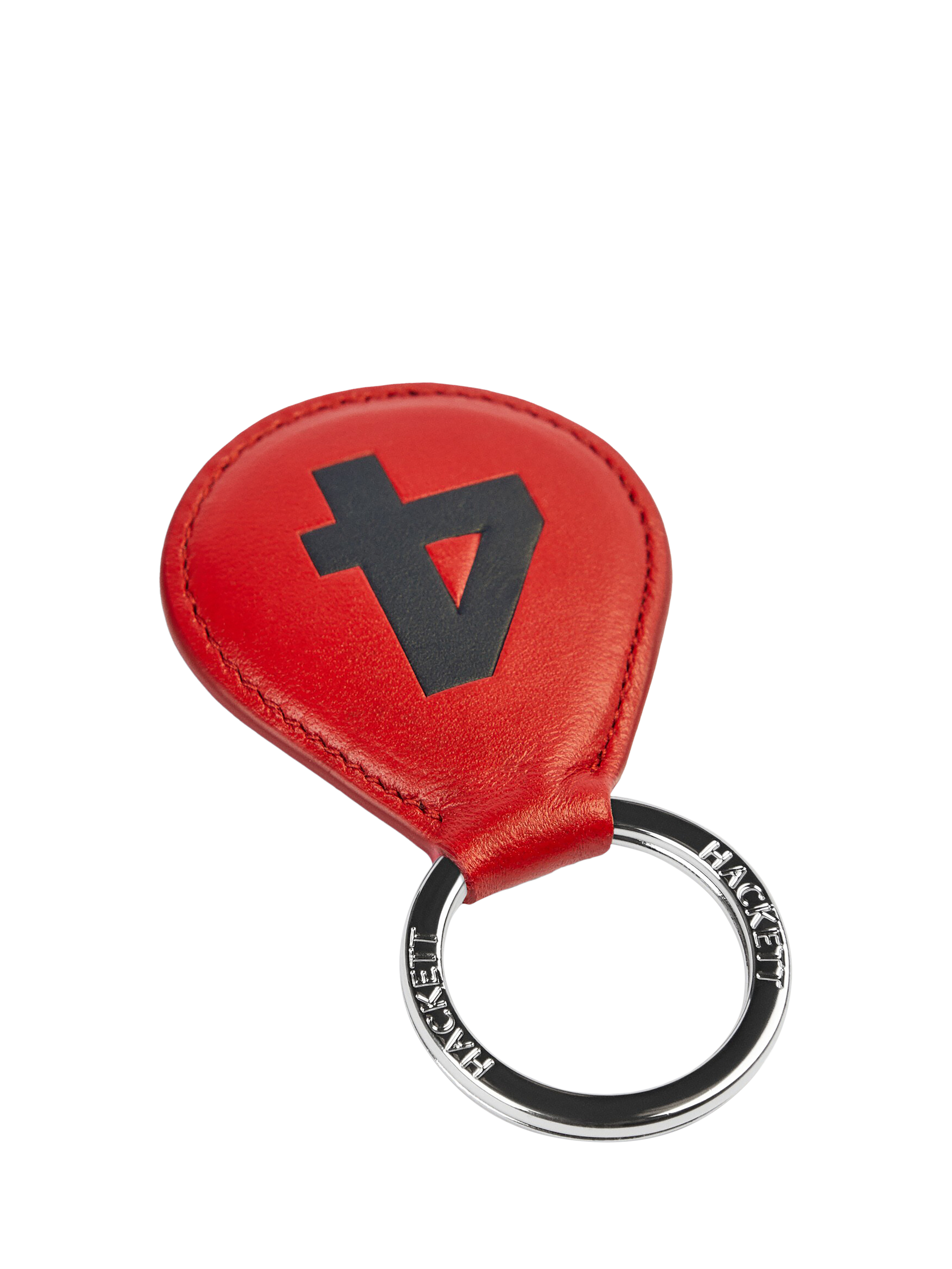 Hackett London Leather Keyring