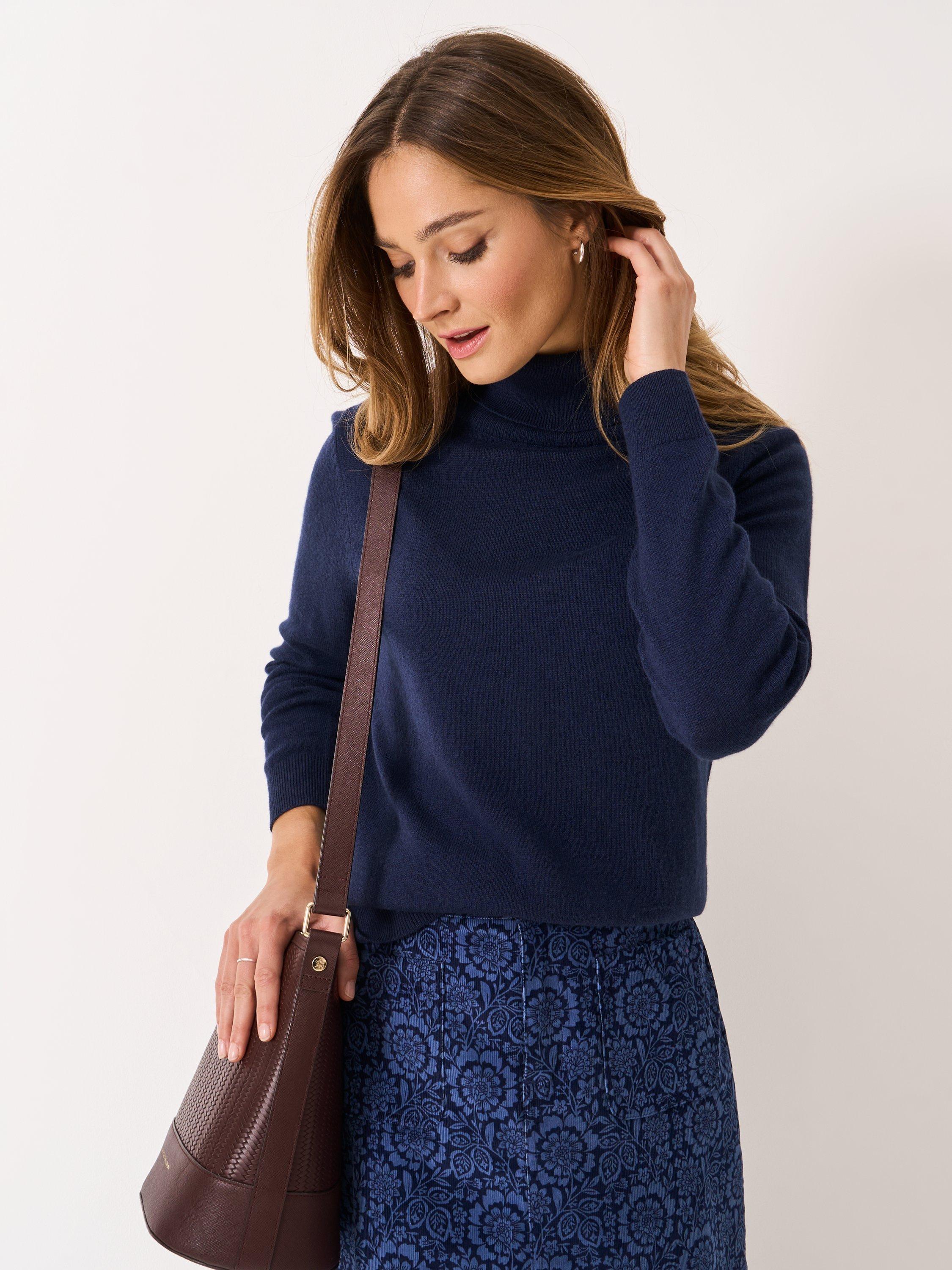 Crew Clothing Libby Merino Wool Roll Neck Jumper
