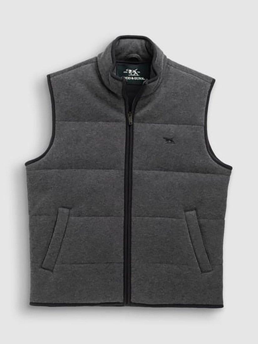Rodd & Gunn Parkvale Padded Jersey Gilet, Granite