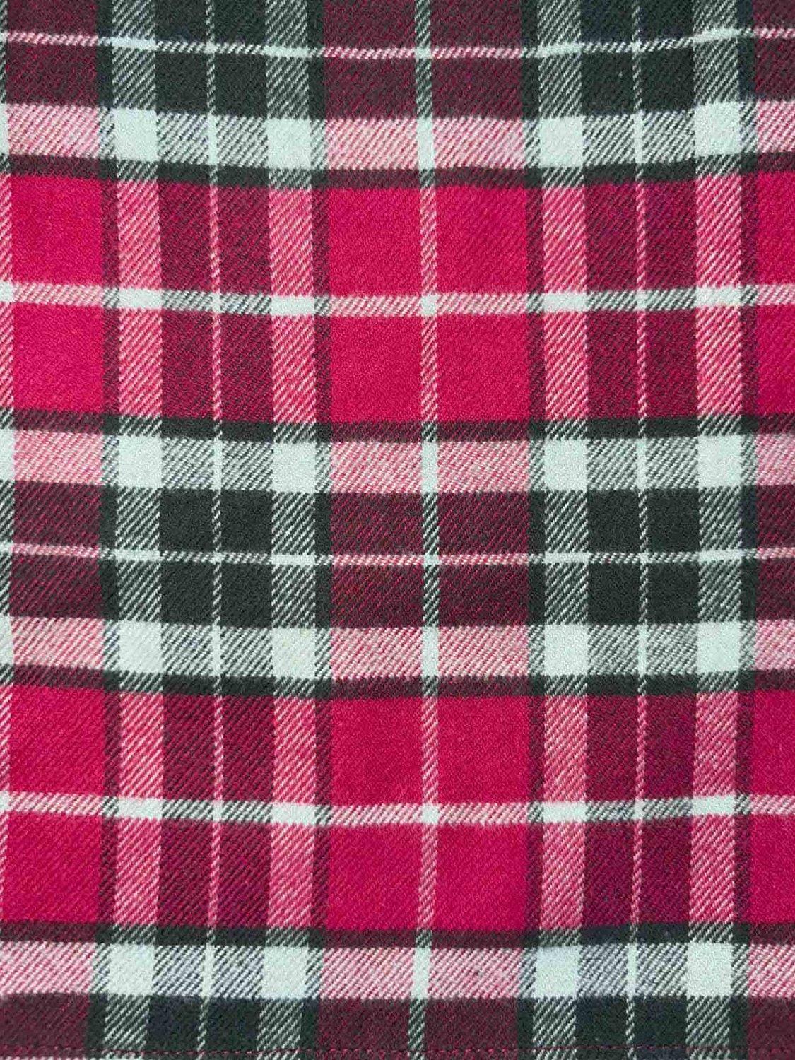 British Boxers Tartan Brushed Cotton Pyjama Trousers, Gaia