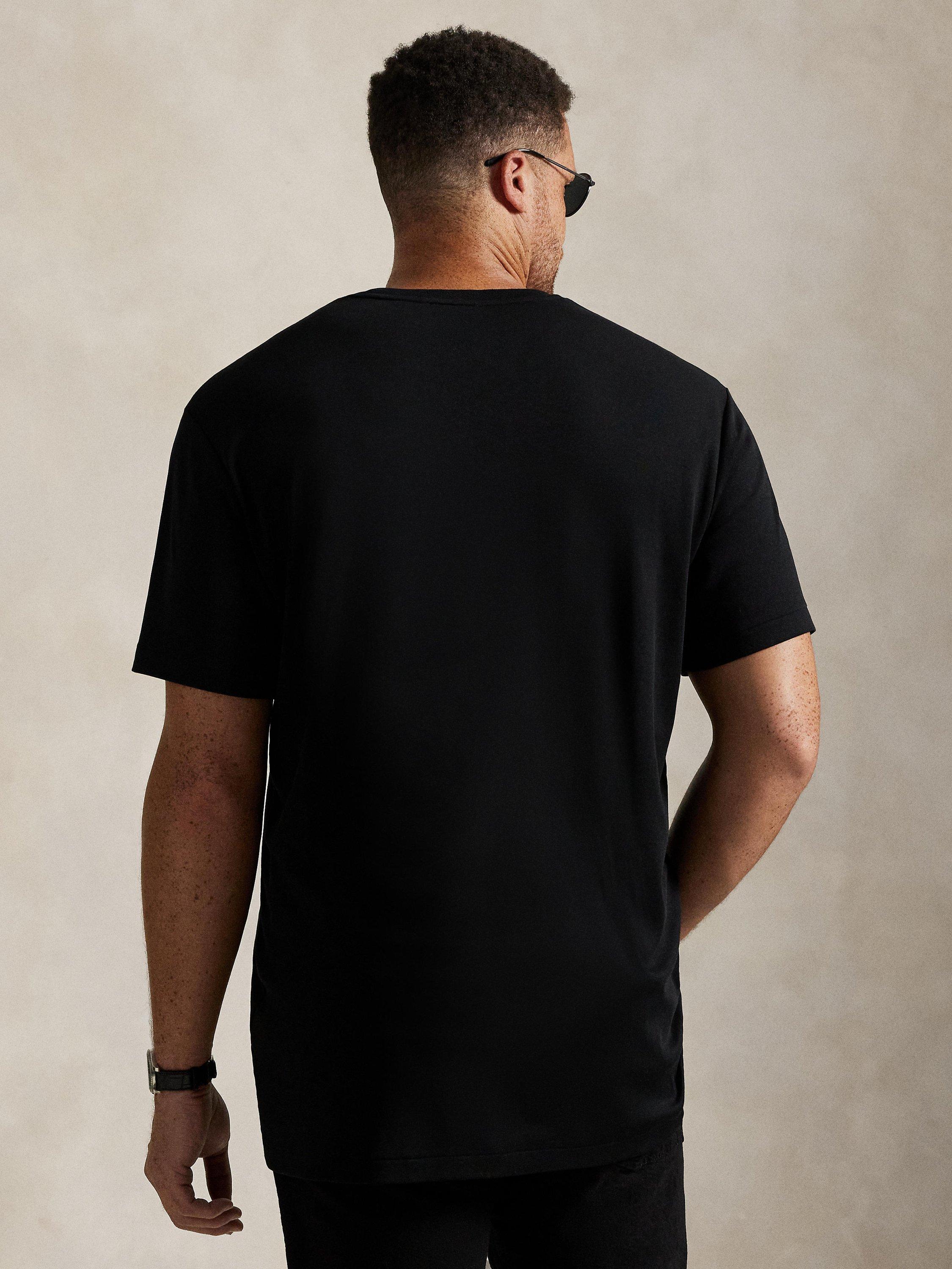 Polo Ralph Lauren Cotton Custom Slim Fit Short Sleeve T-Shirt, Polo Black