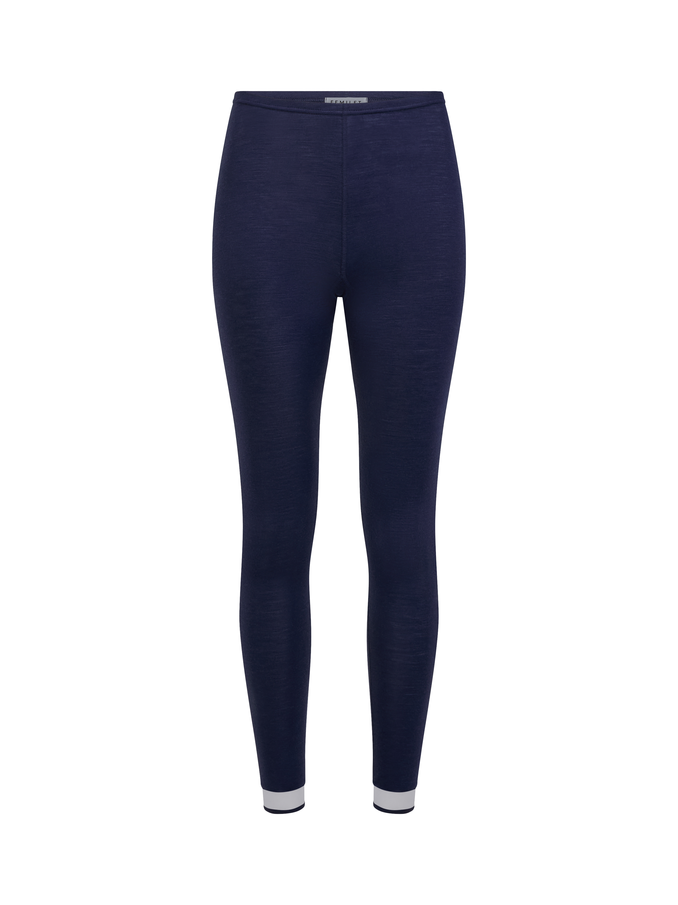 Femilet Juliana Thermal Merino Wool Leggings, Night Blue, XXL