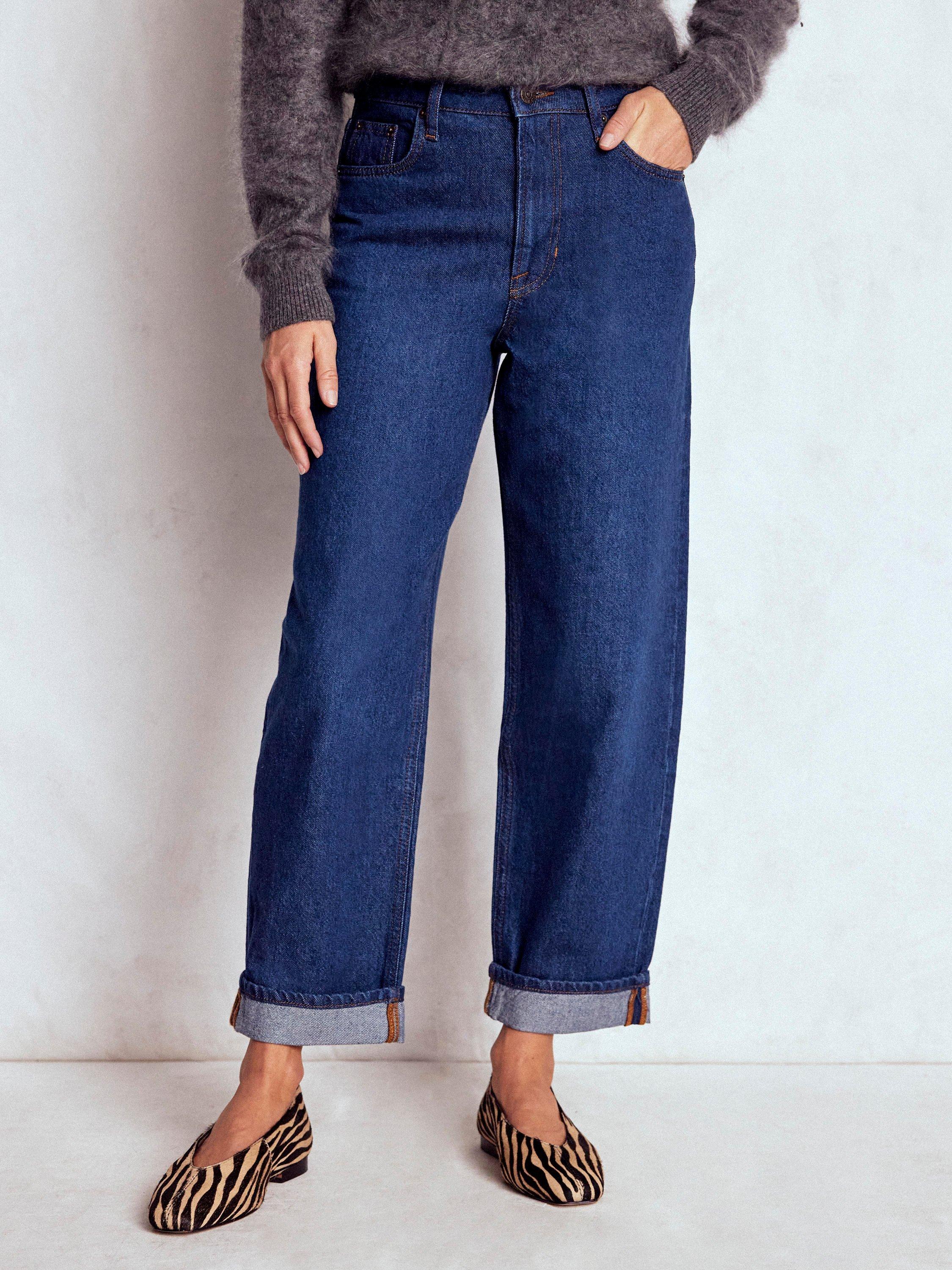 Boden Mid Rise Relaxed Jeans, Indigo
