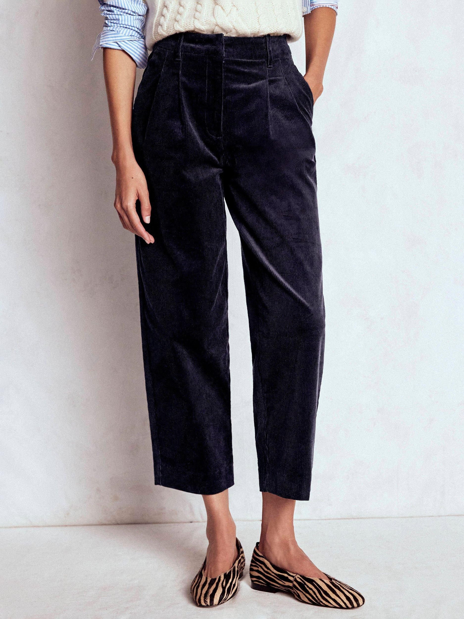 Boden Bloomsbury Corduroy Trousers, Navy