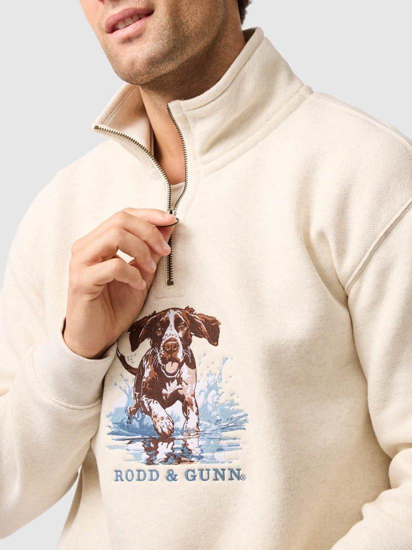 Rodd & Gunn Gunner Cotton Blend Quarter Zip Track Sweater