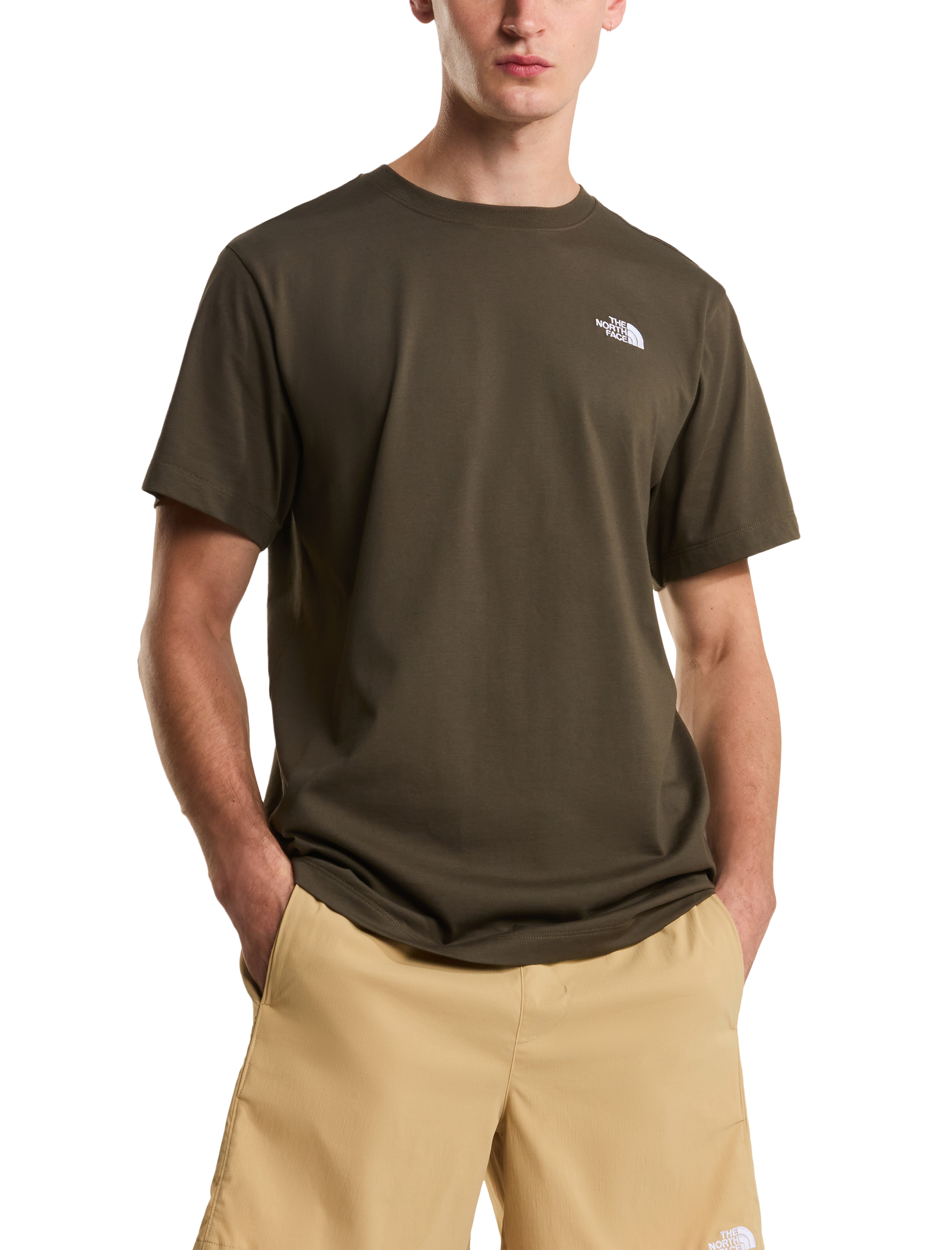 The North Face Evolution Simple Dome Regular T-Shirt, New Taupe Green