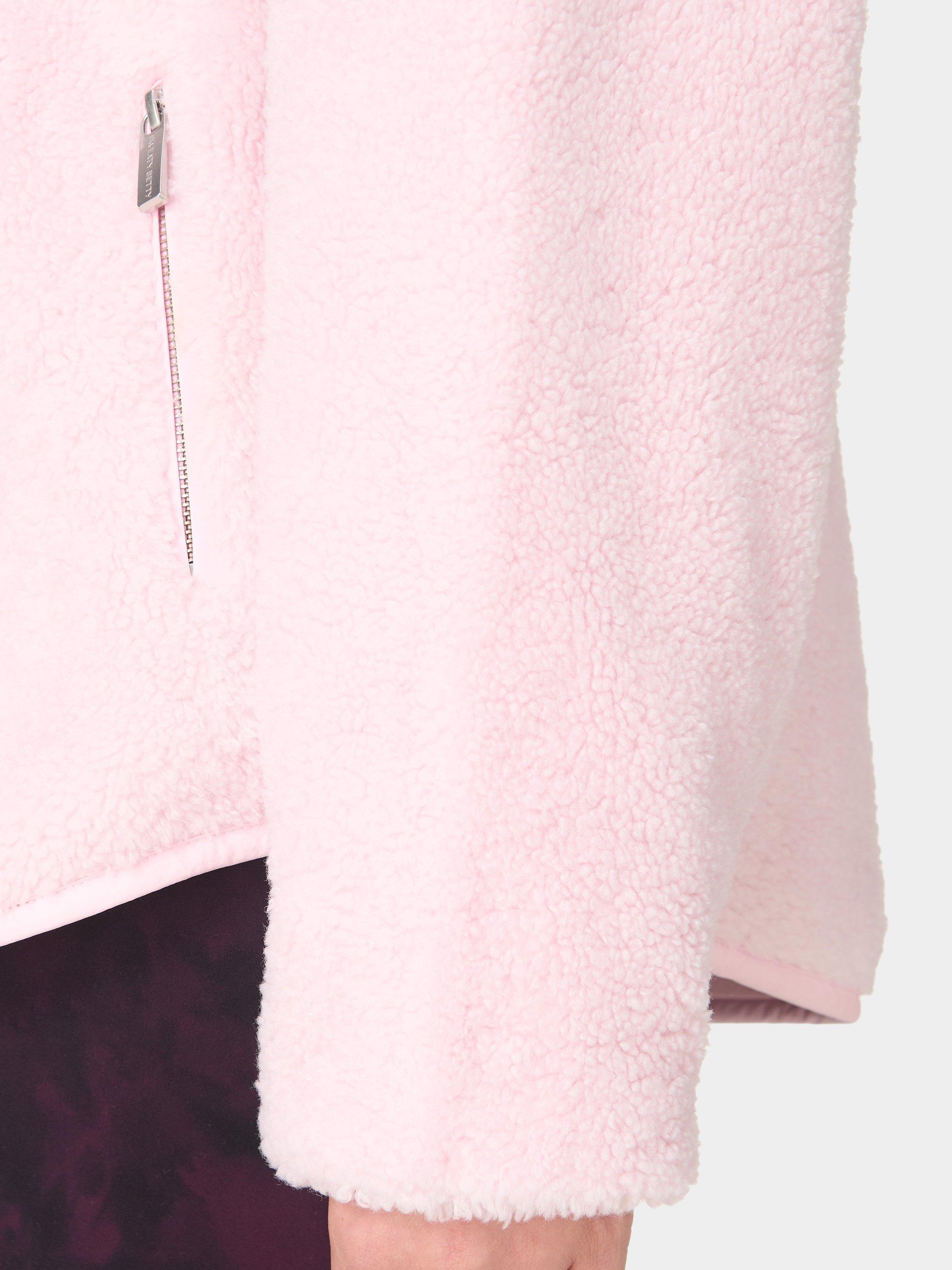 Sweaty Betty Plush Half Zip Fleece, Frost Pink