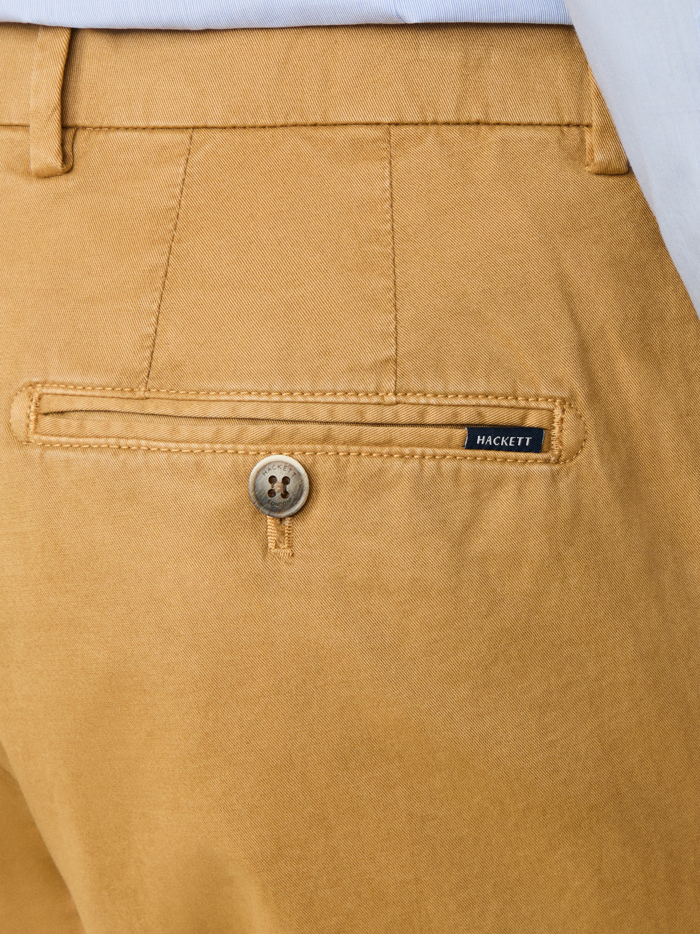 Hackett London Slim Fit Kensington Chinos, Burnt Yellow