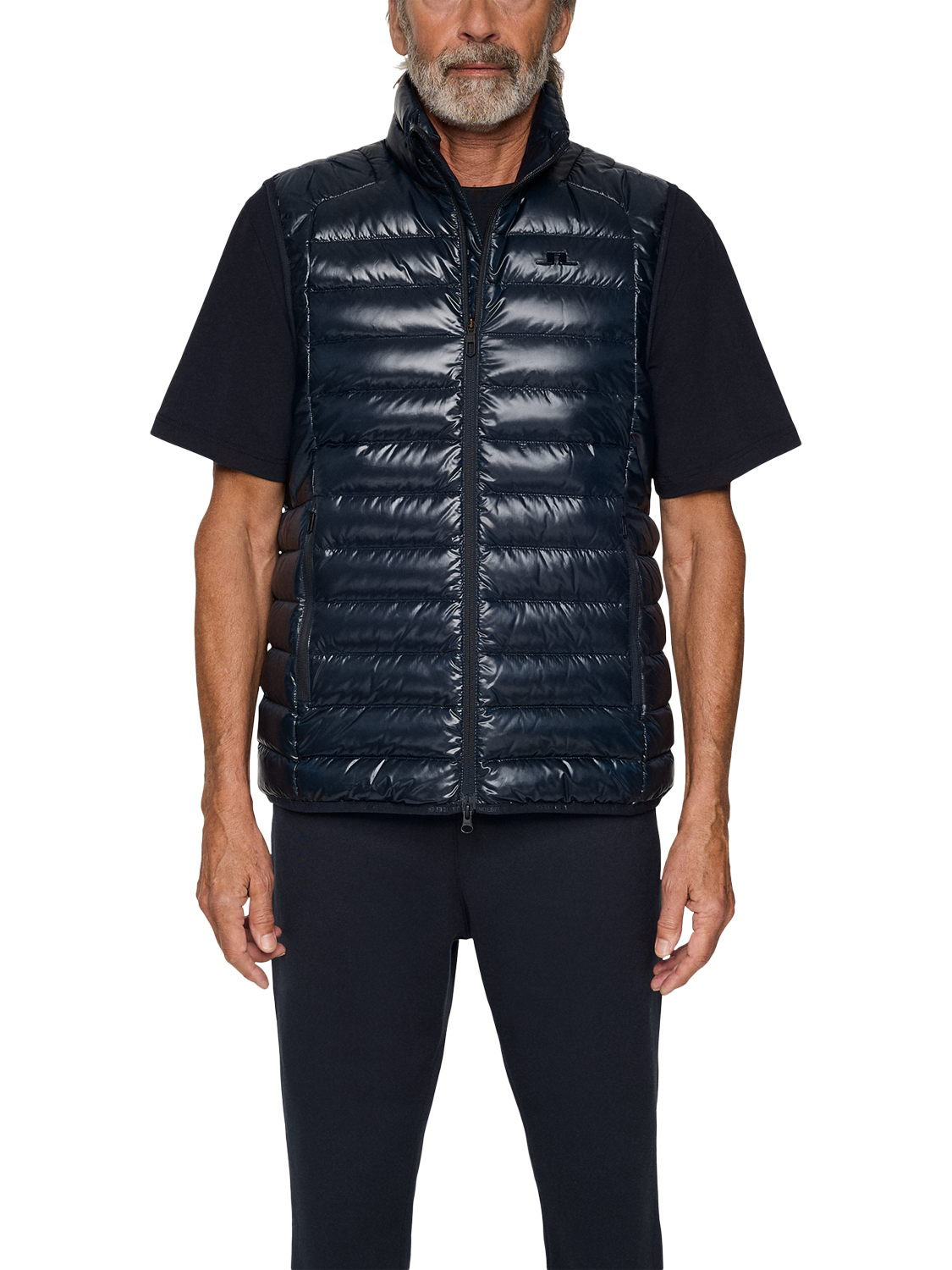 J.Lindeberg Oden Water-Repellent Down Gilet, Navy
