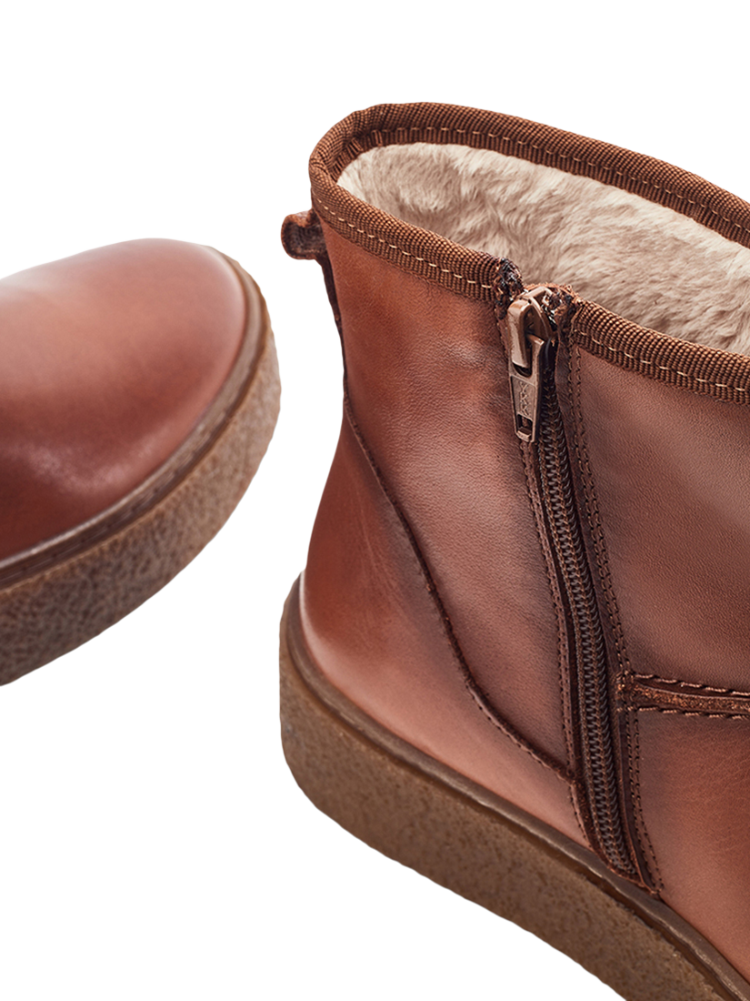 Moda in Pelle Shoon Immy Leather Ankle Boots, Dark Tan