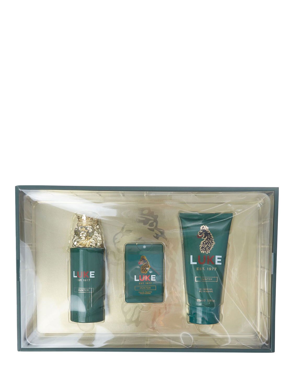 LUKE 1977 Fragrance 3-Piece Gift Set, Hunter Green, One Size