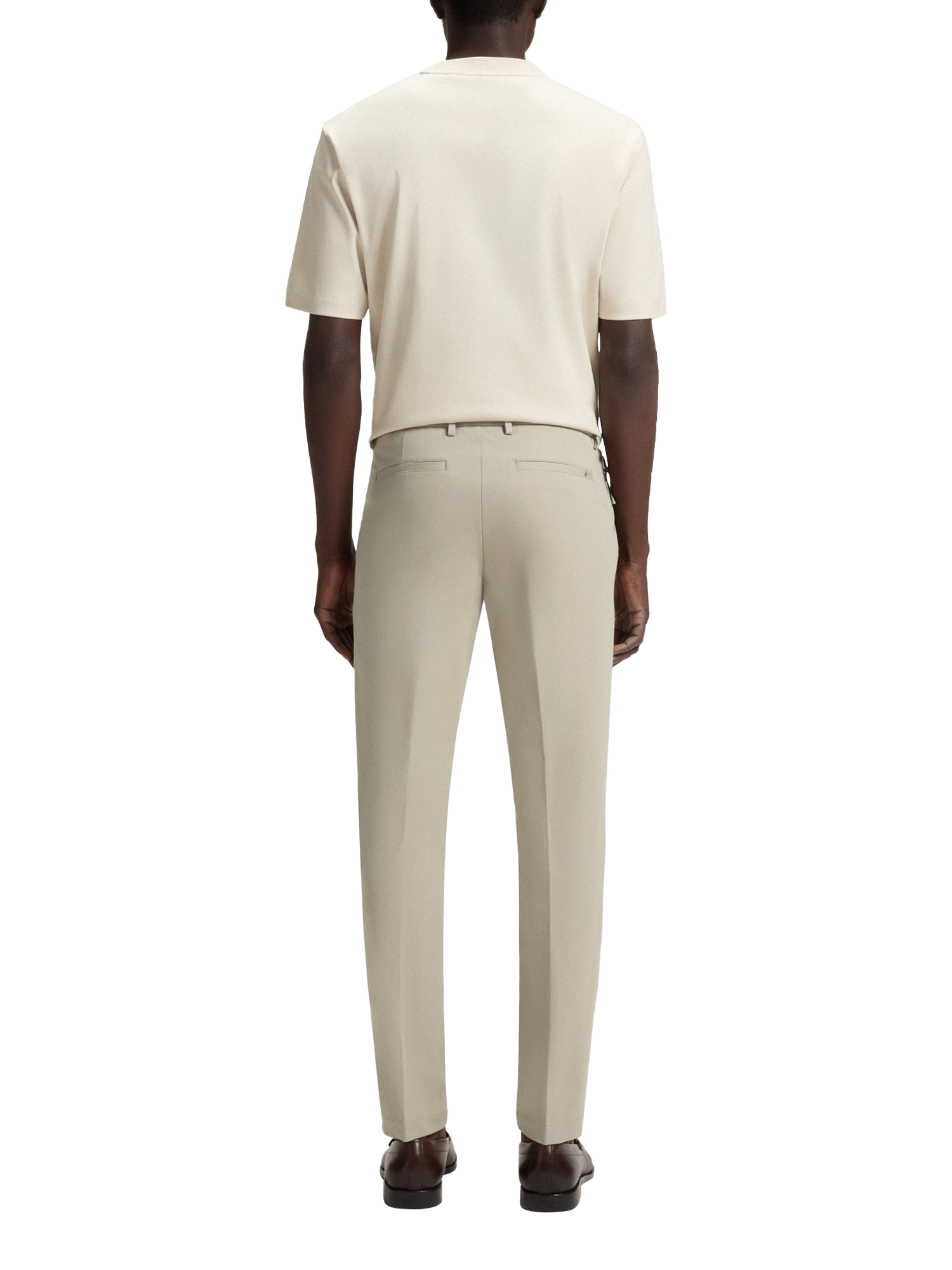 HUGO BOSS BOSS Kaiton Slim Fit Cotton Blend Chinos, Open Beige