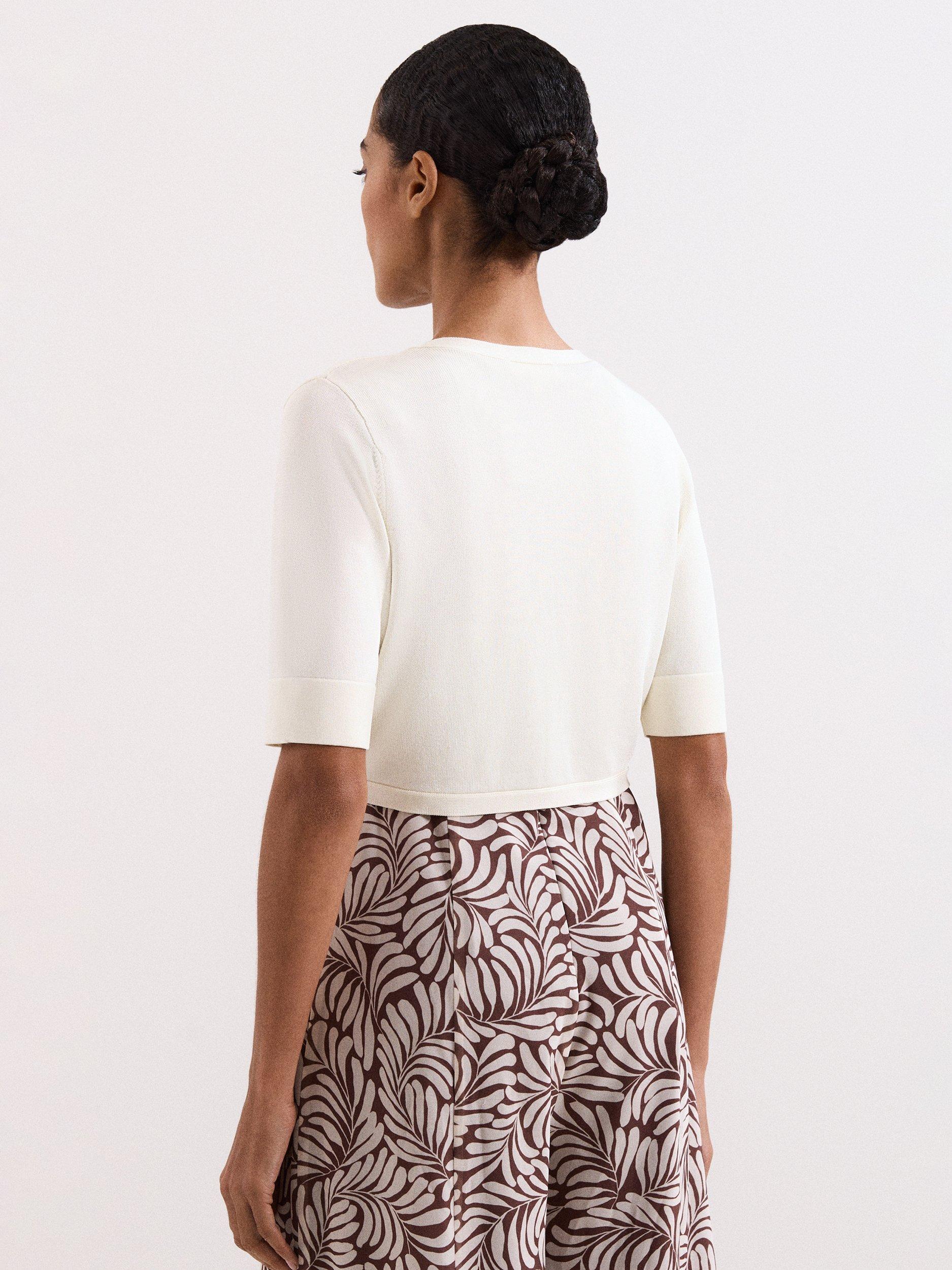 Phase Eight Riah Bolero Shrug, Ivory
