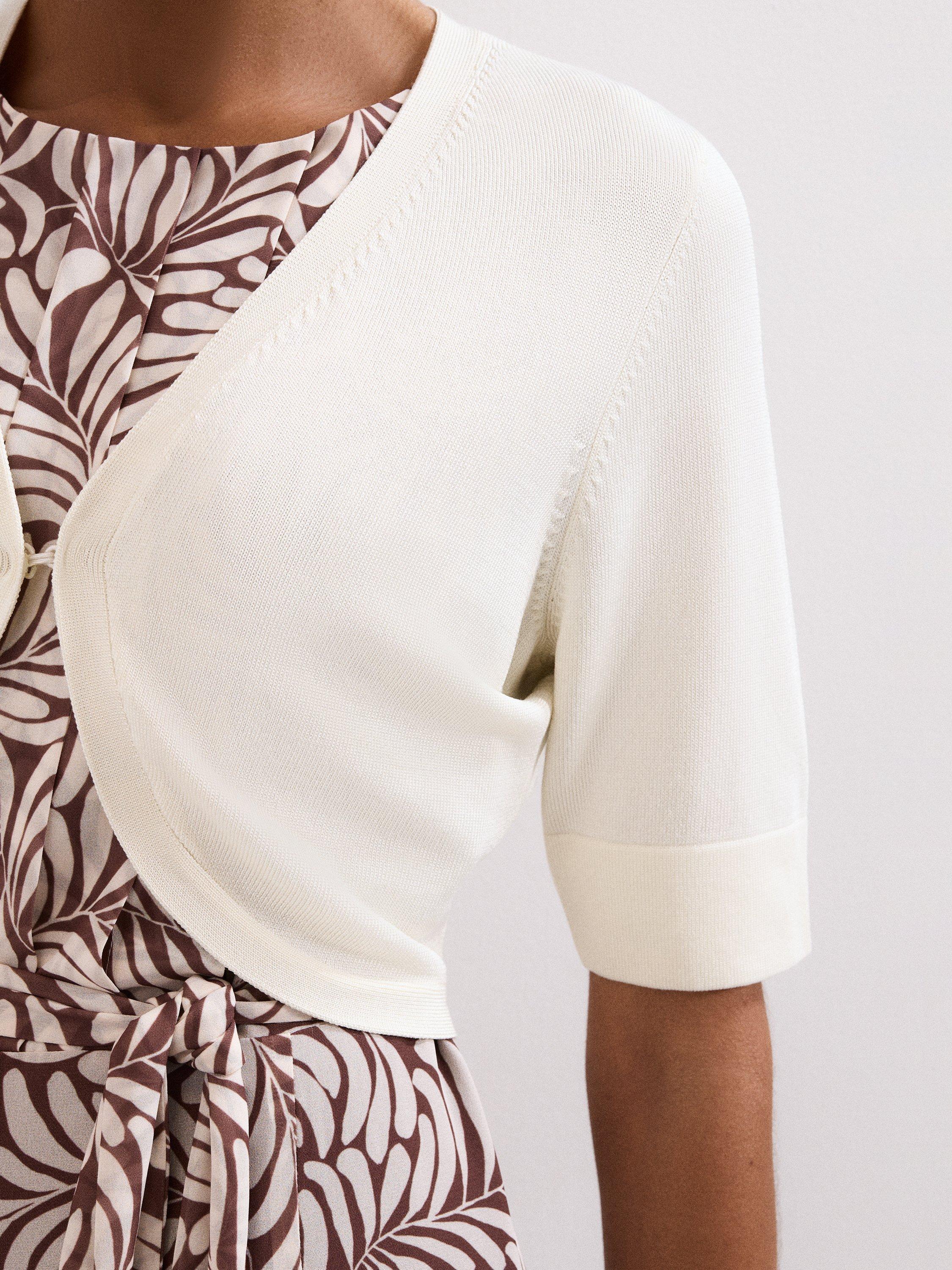 Phase Eight Riah Bolero Shrug, Ivory
