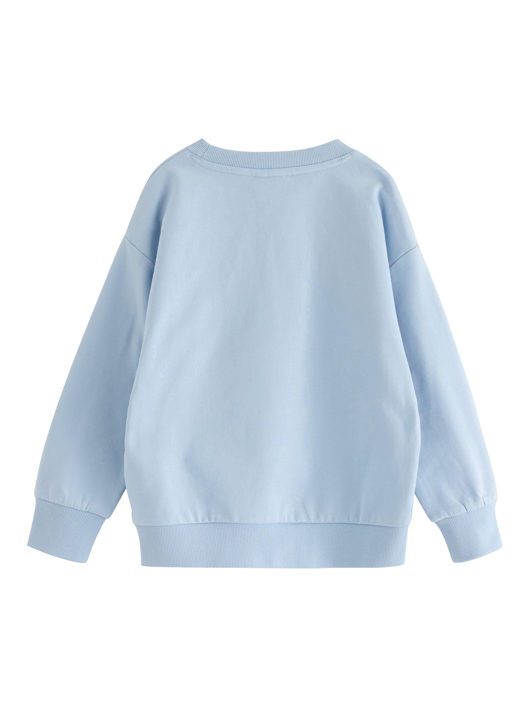Lindex Kids' Pure Cotton Pokémon Sweatshirt, Light Blue