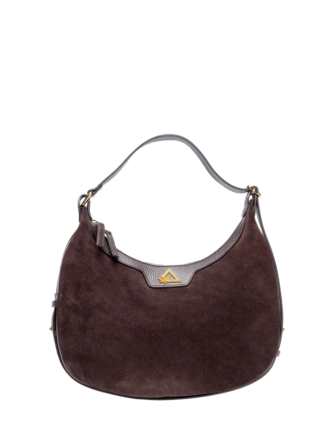 Hay Life Elie Beaumont Pure Suede Shoulder Bag, Chocolate