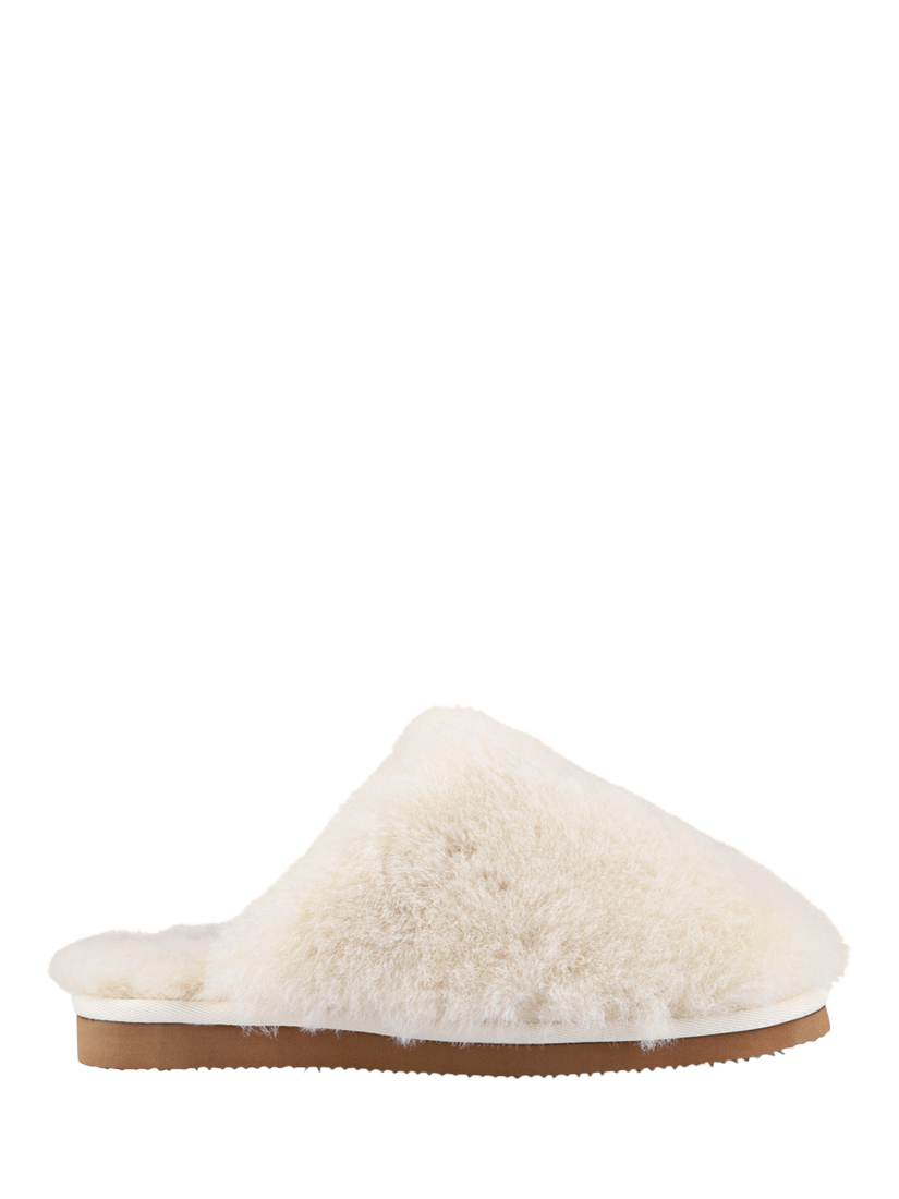 Jones Bootmaker Freesia Sheepskin Slippers, Cream