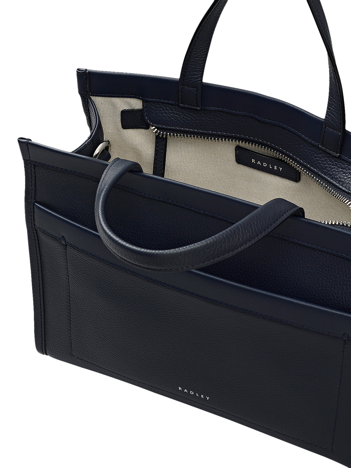 Radley Alba Place Leather Cross Body Bag, Ink, One Size