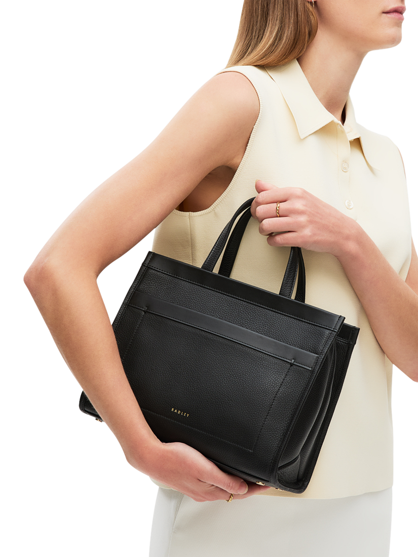 Radley Alba Place Leather Crossbody Bag, Black