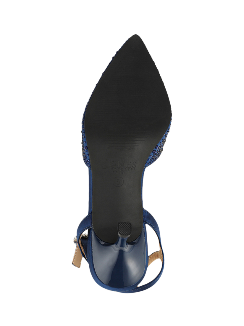 Jones Bootmaker Zena Embellished Leather Court Shoes