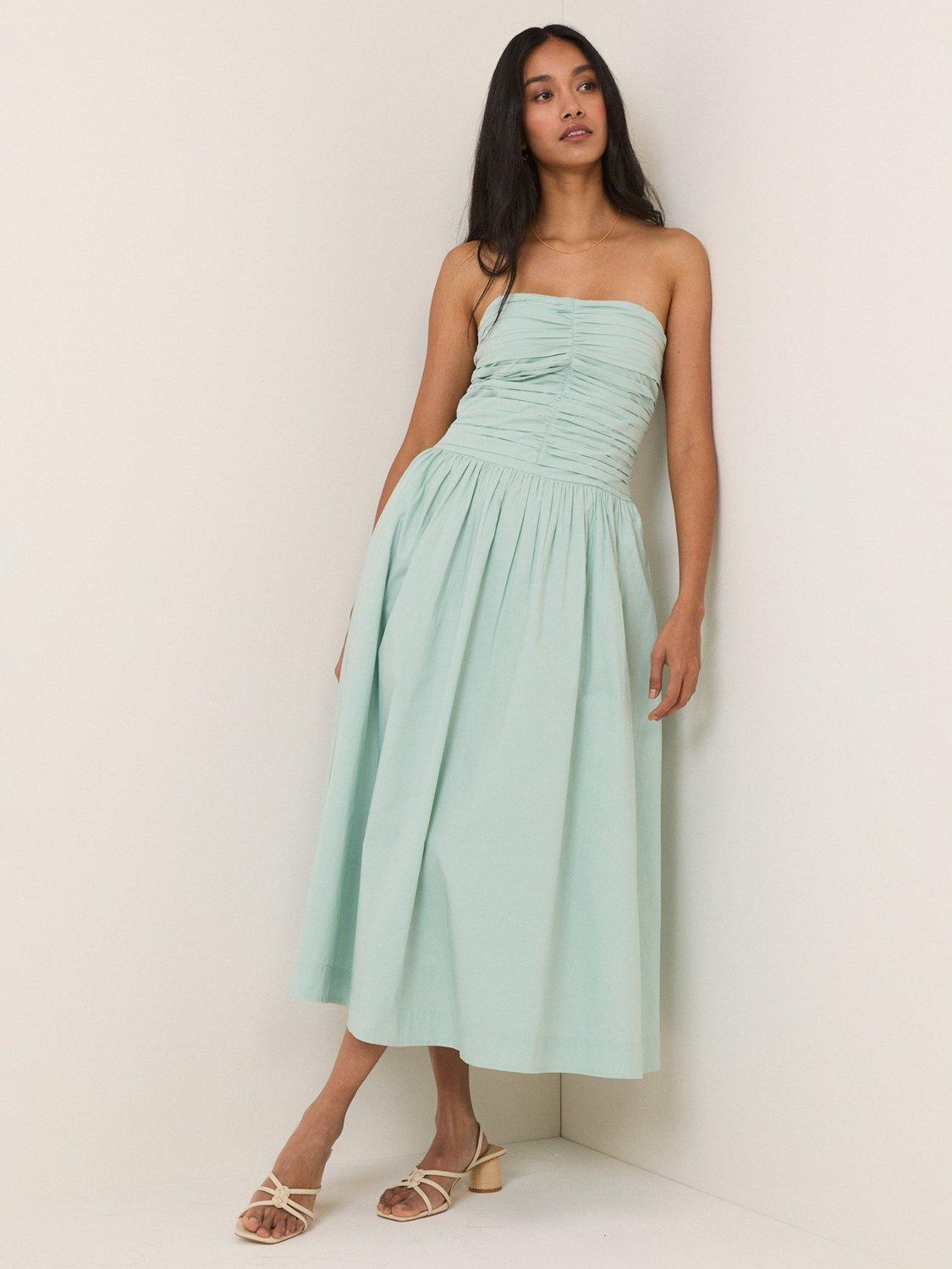 Nobody's Child Rosalie Bandeau Midi Dress, Mint Green
