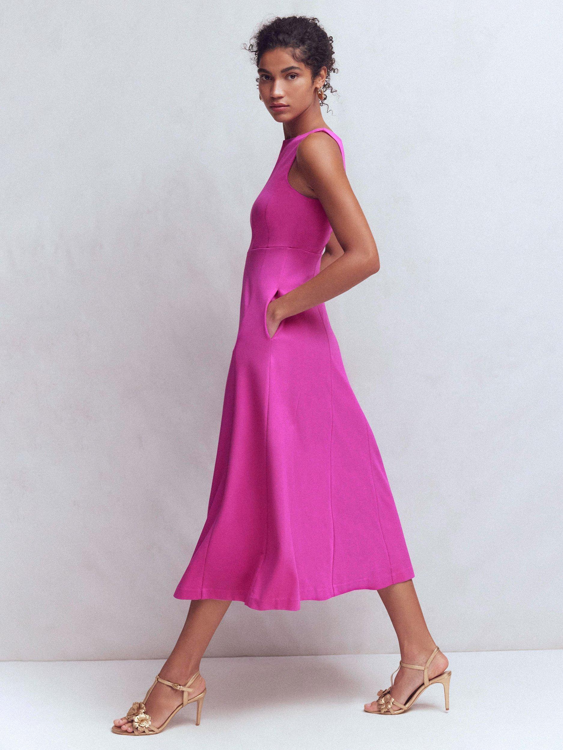 Boden Scarlet Sleeveless Ponte Dress containing LENZING™ ECOVERO ...