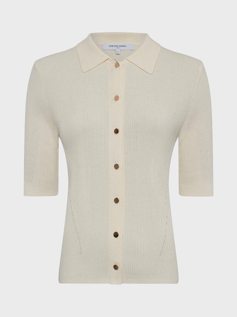 Gerard Darel Louiza Cotton Modal Knitted Shirt