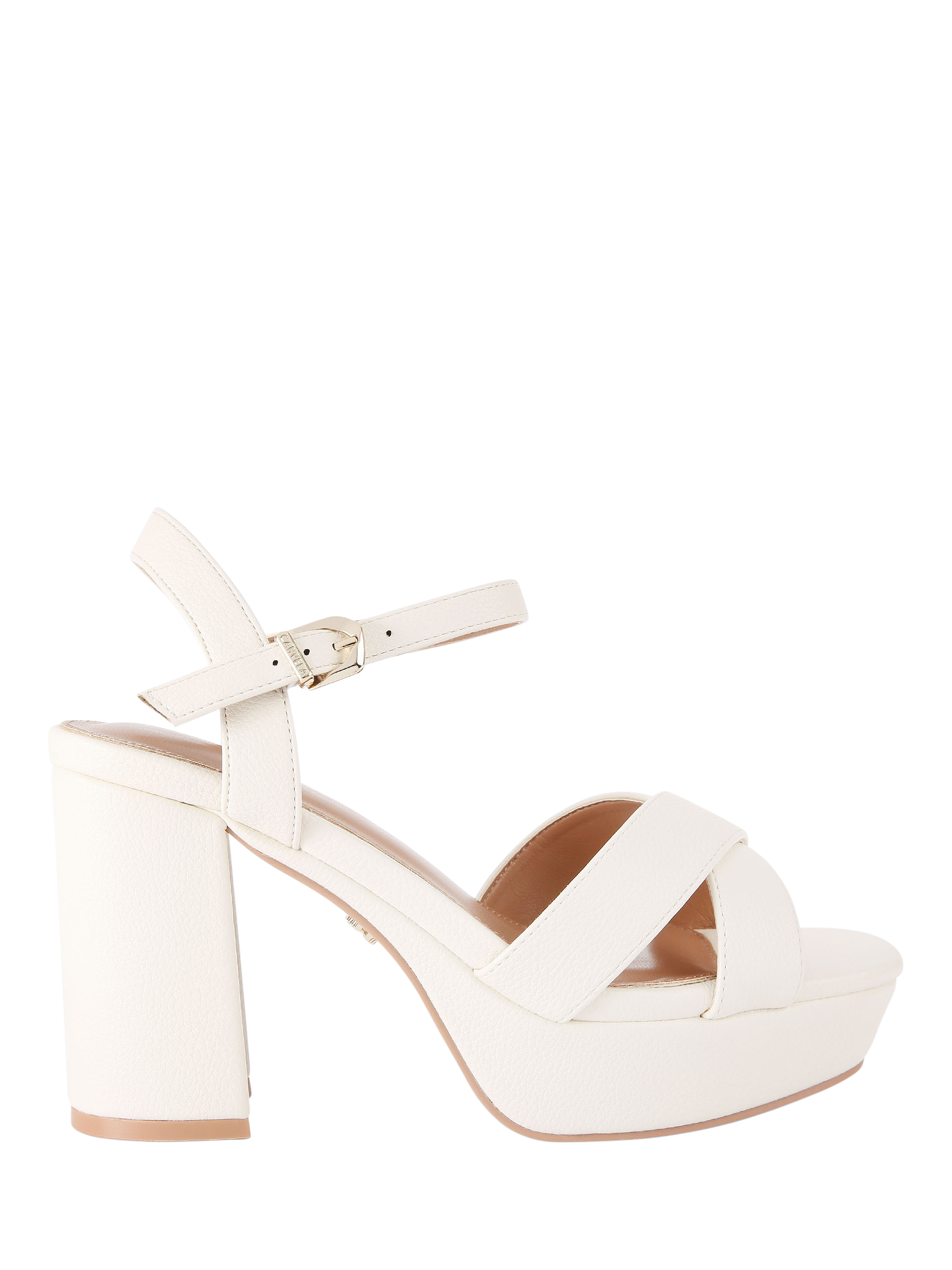 Carvela Sonata High Heel Strappy Sandals, Natural Putty
