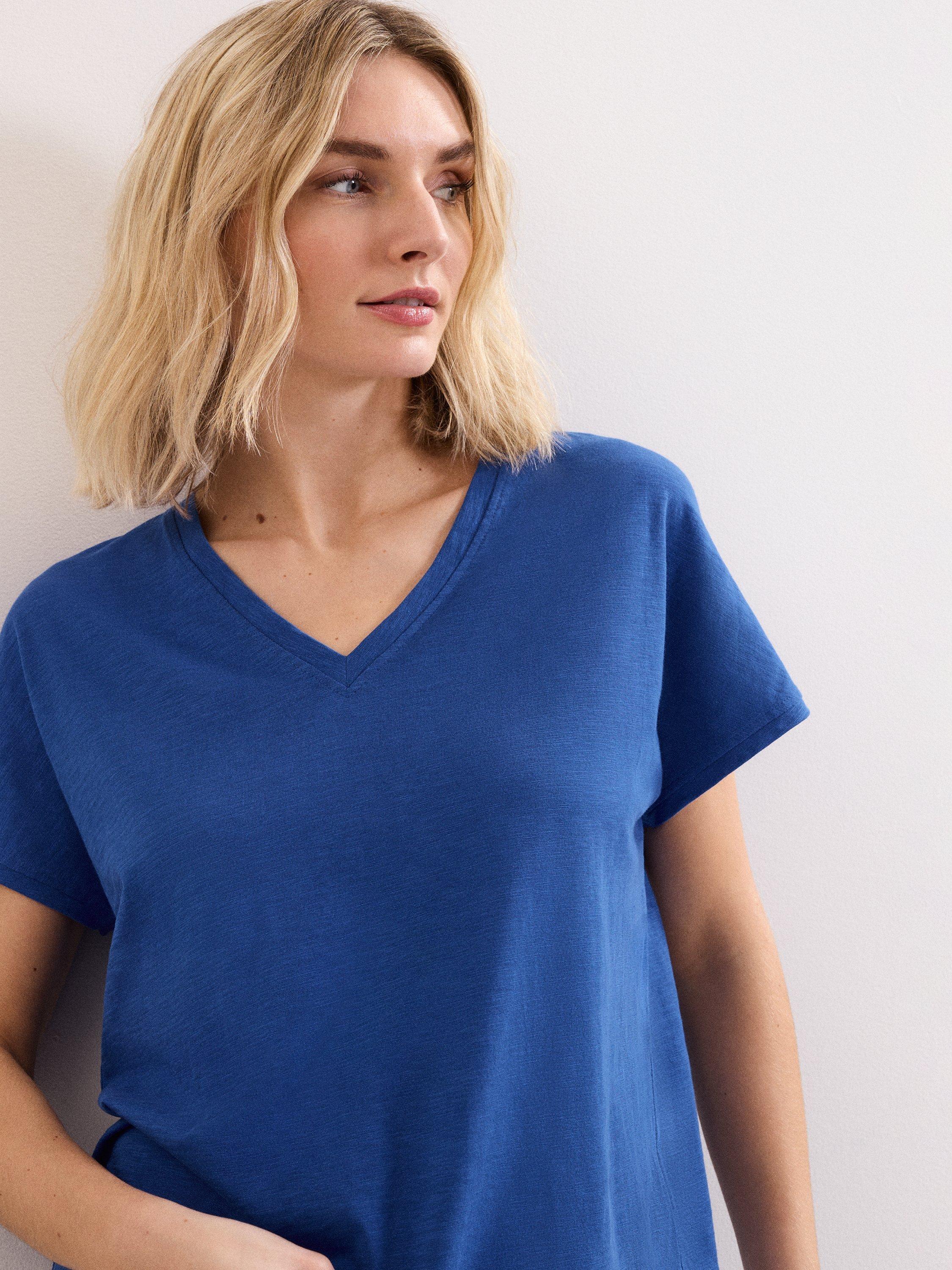 Phase Eight Saphiya T-Shirt, Cobalt