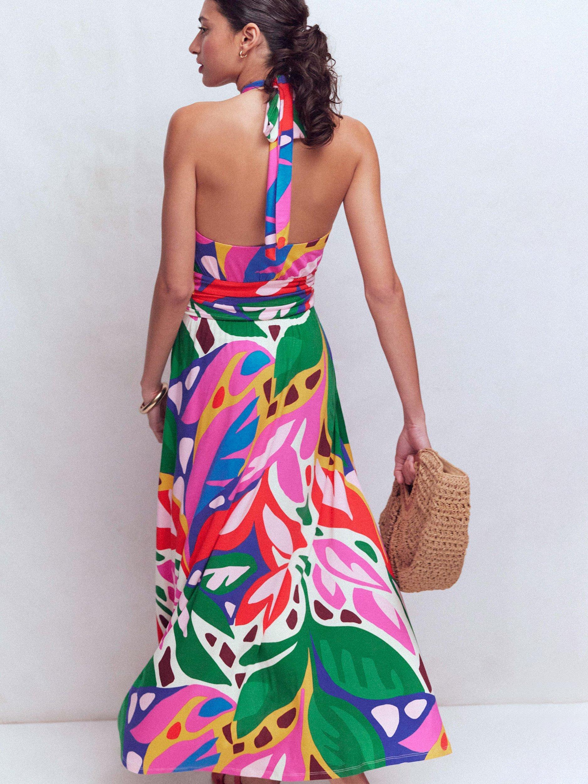 Boden Sydney Twist Neck Maxi Dress containing LENZING™ ECOVERO™ Viscose ...