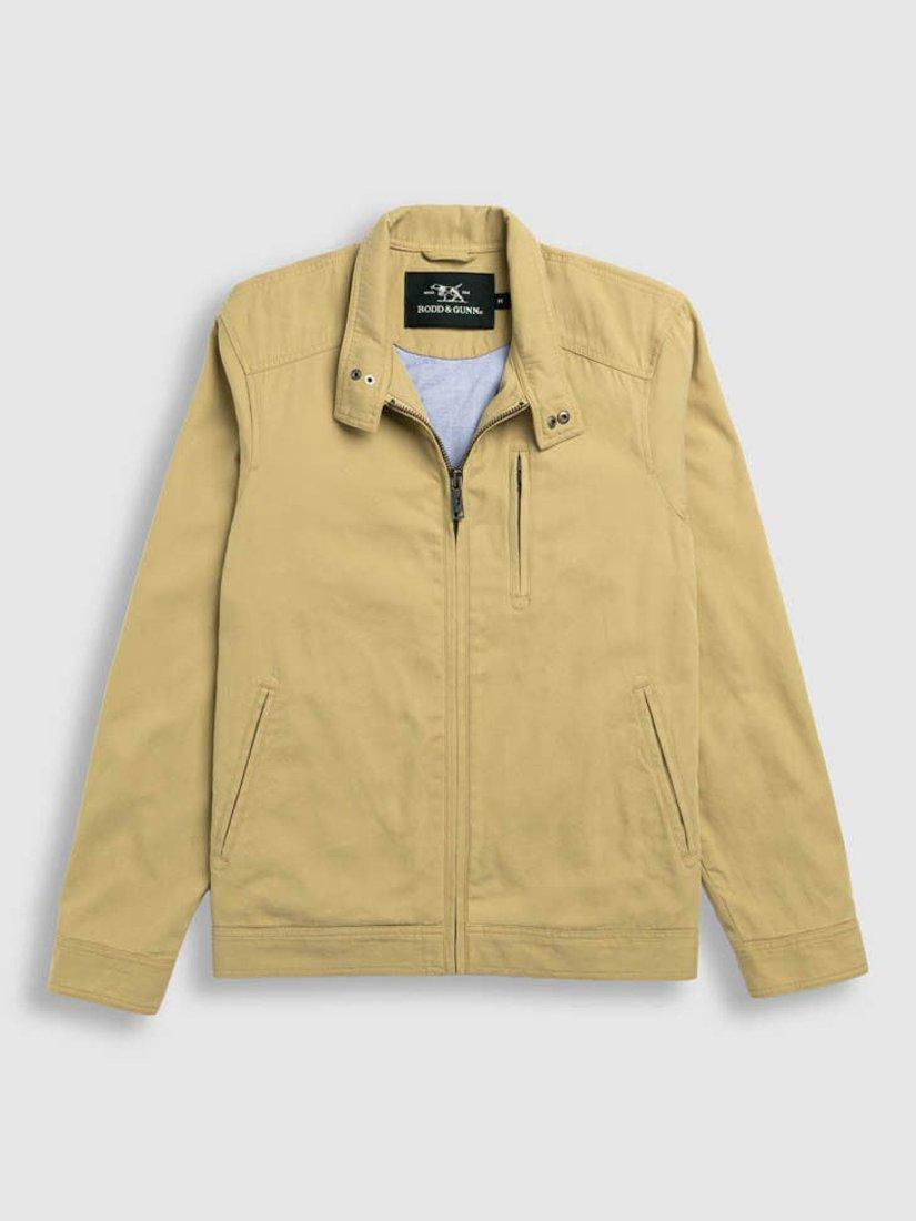 Rodd & Gunn Armitage Cotton Twill Harrington Jacket, Natural