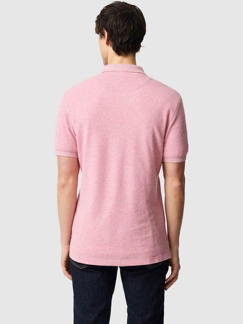 Rodd & Gunn The Gunn Cotton Slim Fit Short Sleeve Polo Shirt, Coral