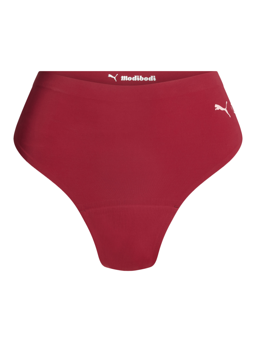 Modibodi Puma x Modibodi Seamfree Active High Waist Cheeky Period ...