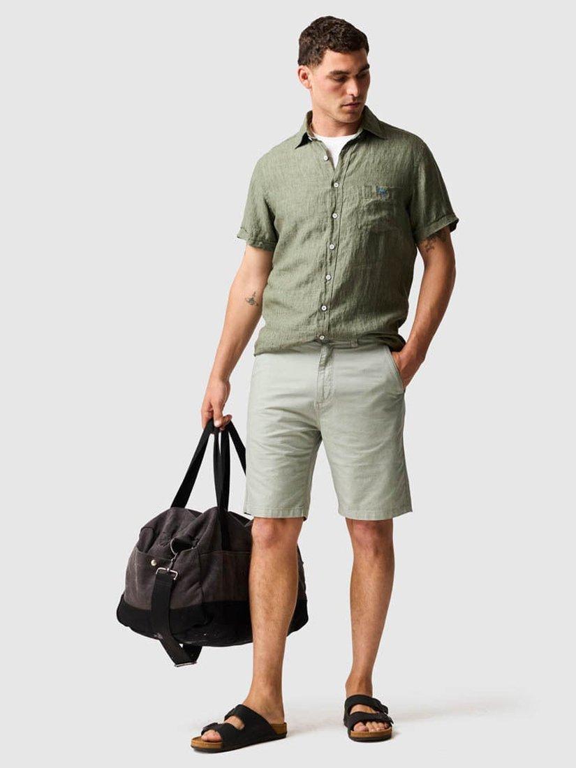Rodd & Gunn The Gunn Stretch Cotton 9" Bermuda Shorts, Fern