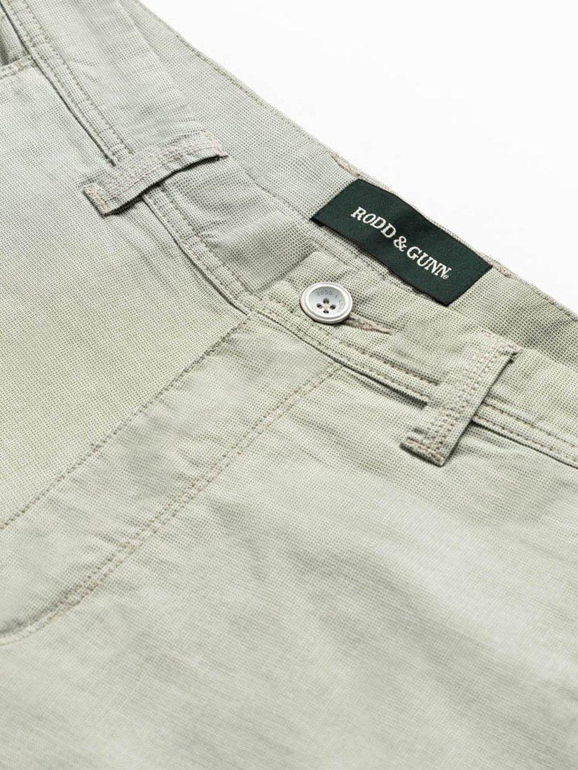 Rodd & Gunn The Gunn Stretch Cotton 9" Bermuda Shorts, Fern
