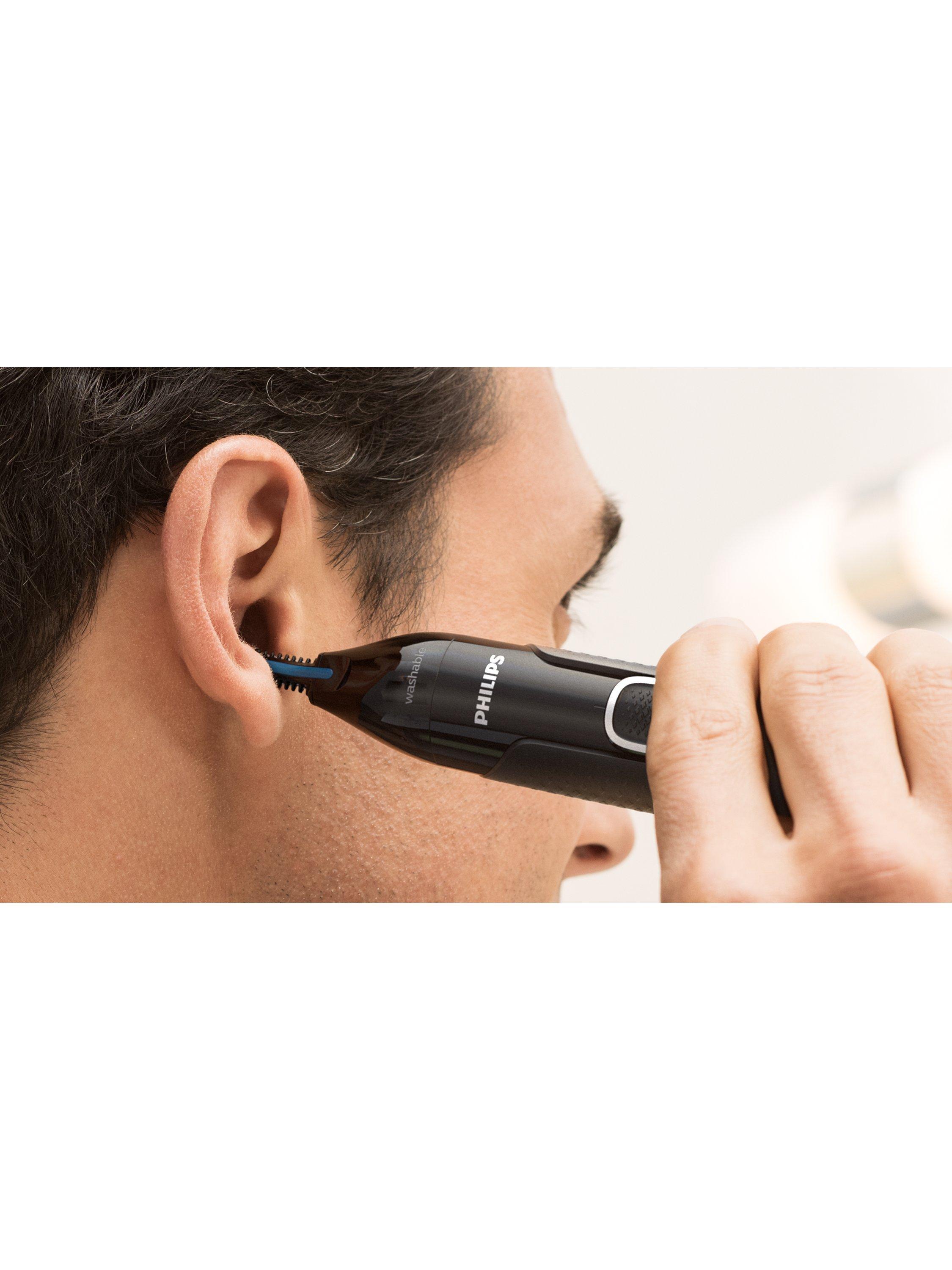 Philips NT5650 16 Series 5000 Cordless Nose Trimmer Ear Eyebrow Trimmer Black