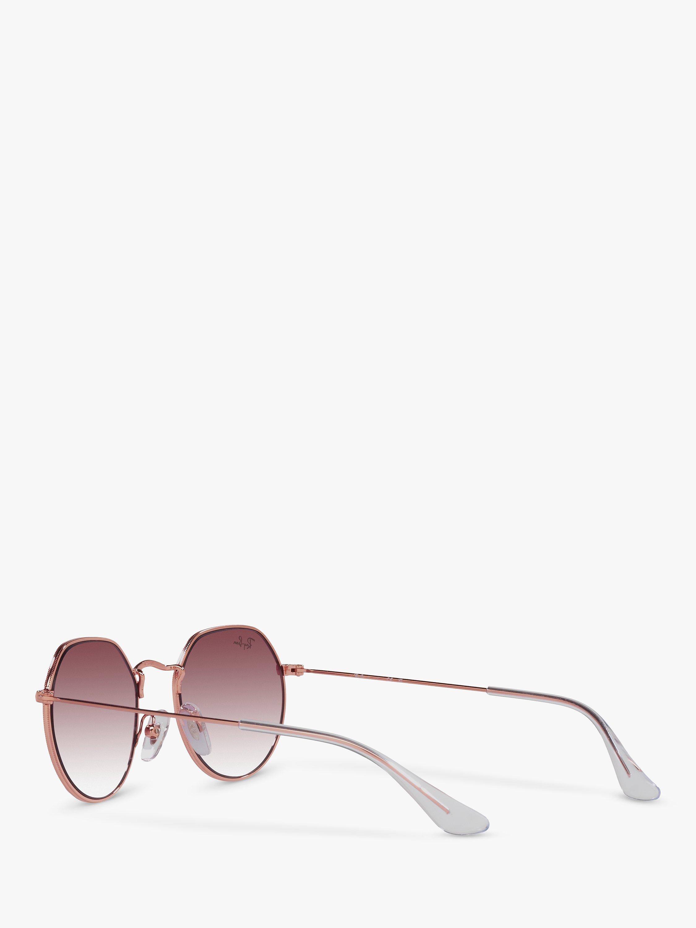 Ray-Ban Junior RJ9565S Unisex Jack Sunglasses, Rose Gold/Pink Gradient