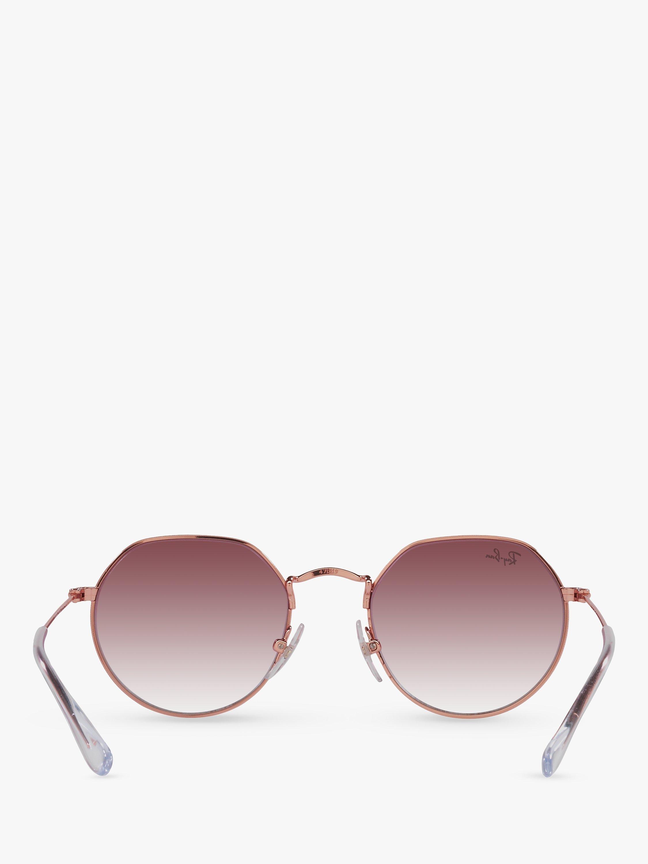 Ray-Ban Junior RJ9565S Unisex Jack Sunglasses, Rose Gold/Pink Gradient