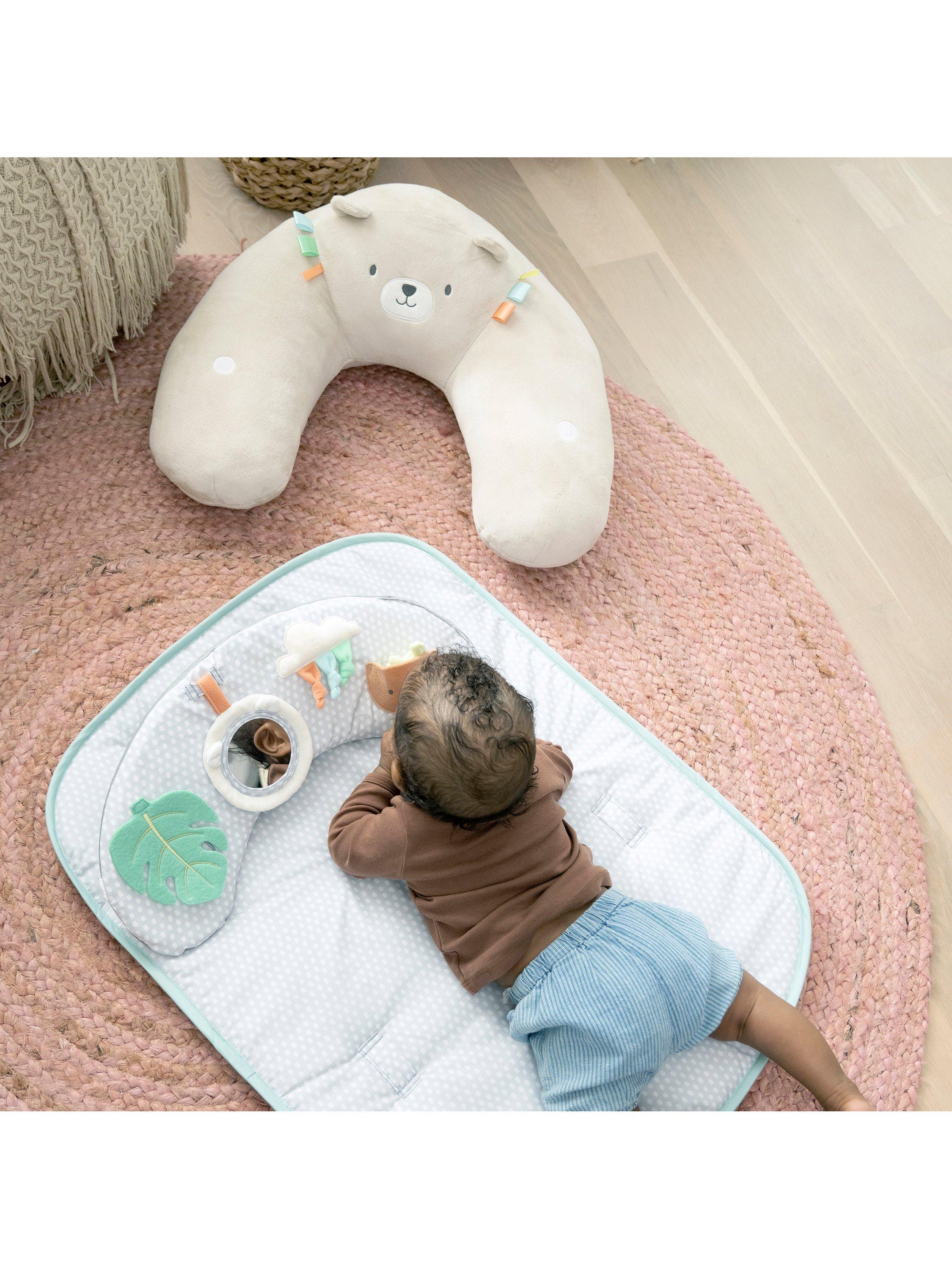 Ingenuity Cozy Prop 4-in-1 Sit Up & Prop Activity Mat, Nate