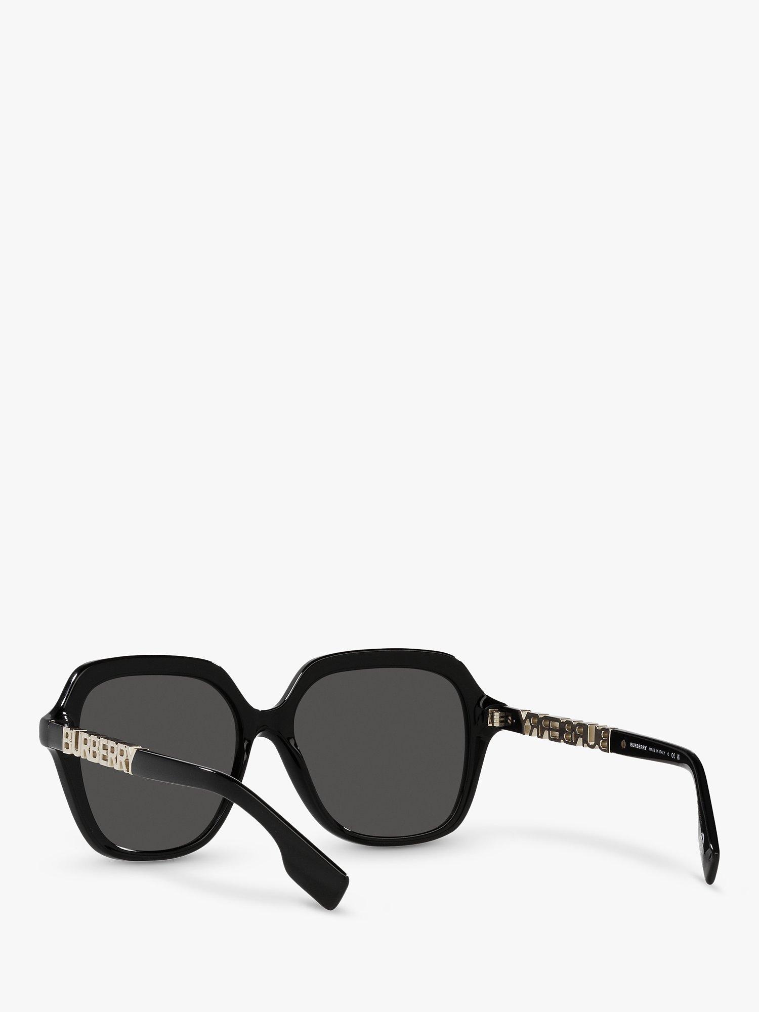 Burberry BE4389 Women's Joni Square Sunglasses, Black