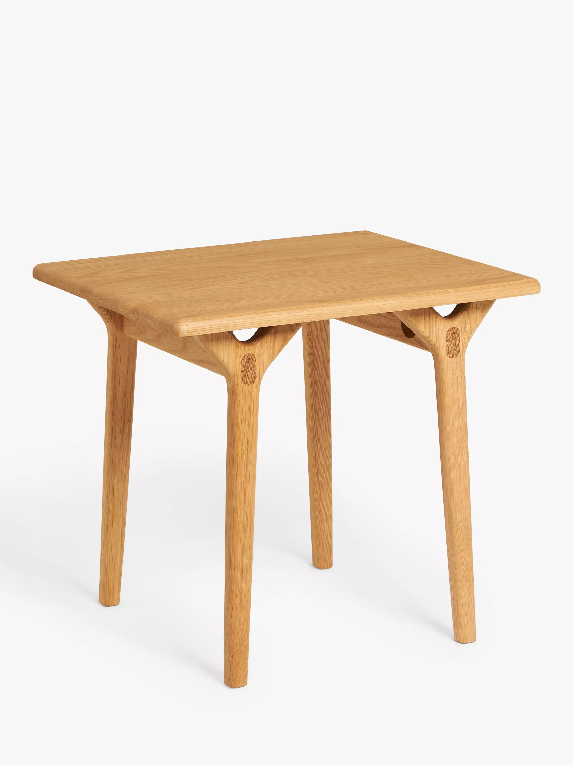 John Lewis X-Ray Side Table, Oak