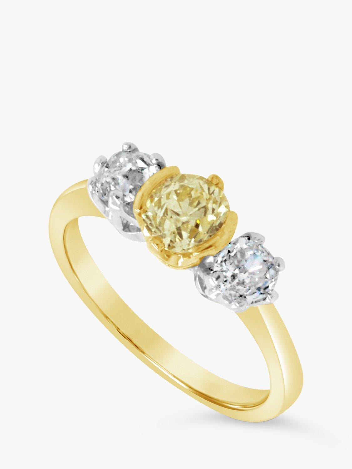 Milton Humble Jewellery Pre Loved 18ct Yellow White Gold Old Cut Diamond Ring